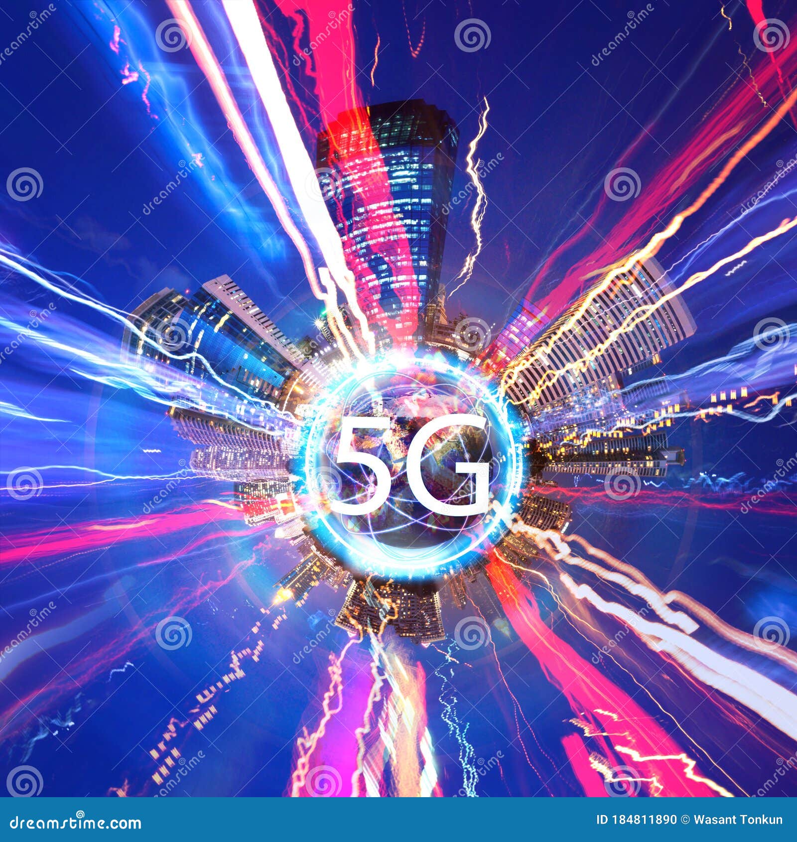 5g Concept of Internet System Stock Photo - Image of connection, media ...