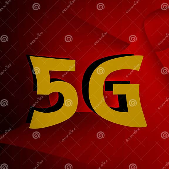 5g Concept Logo for Mobile Network. Stock Illustration - Illustration of providers, wireless ...