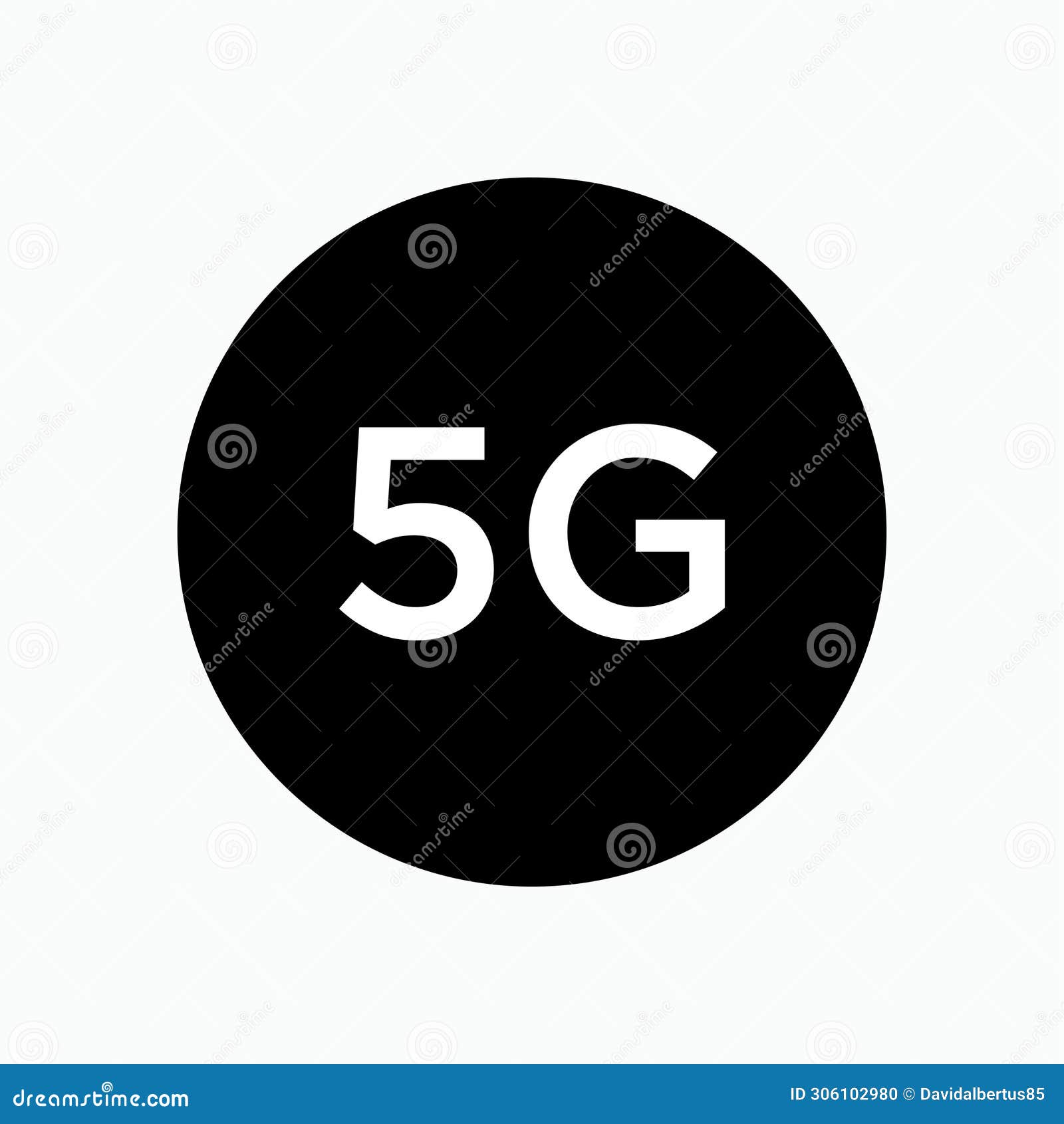 5G Connection Icon. Transmission Symbol. Technology Communication ...