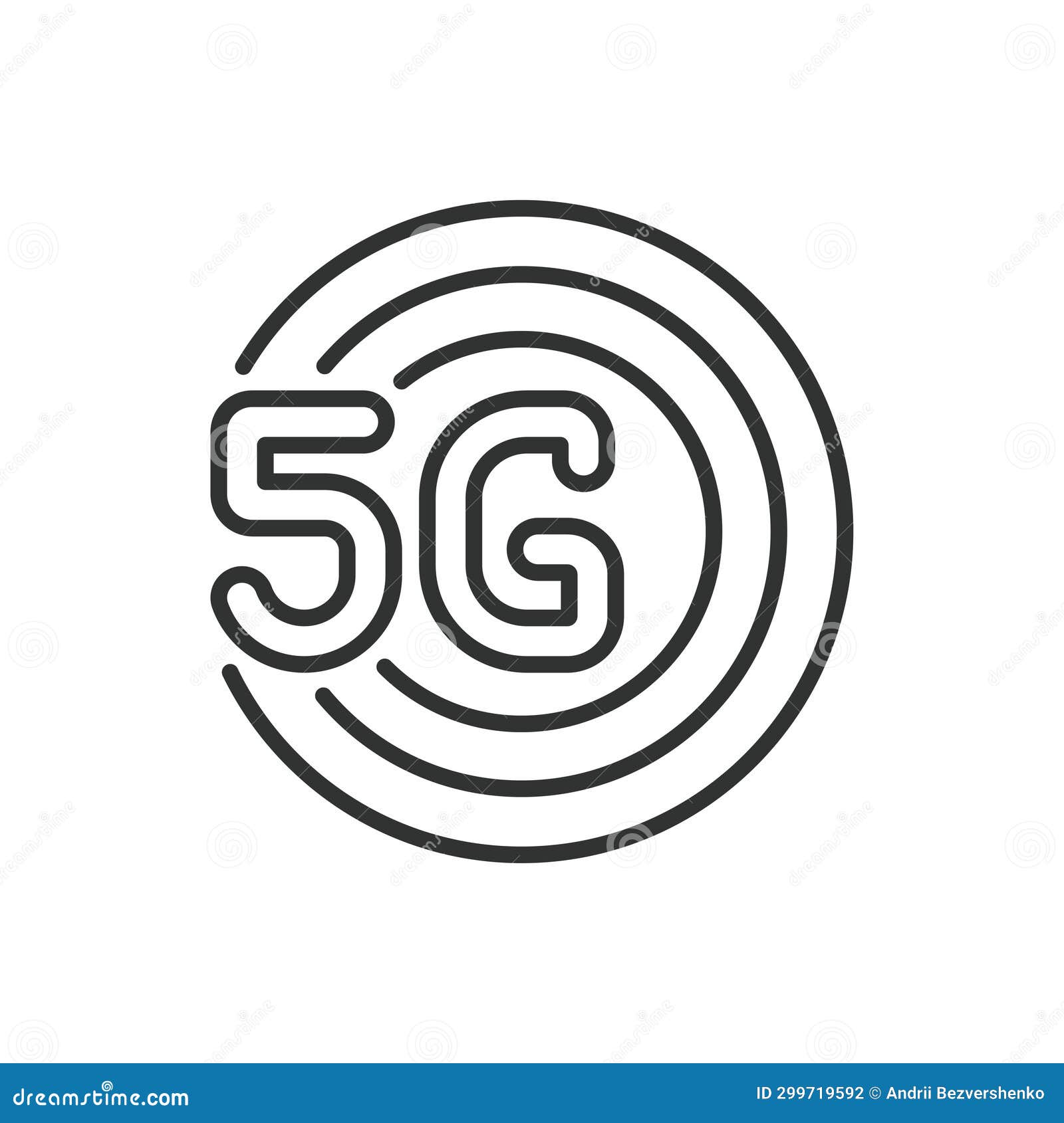 5G Coverage Icon Line Design.5g, Coverage, Icon, Mobile, Wireless ...