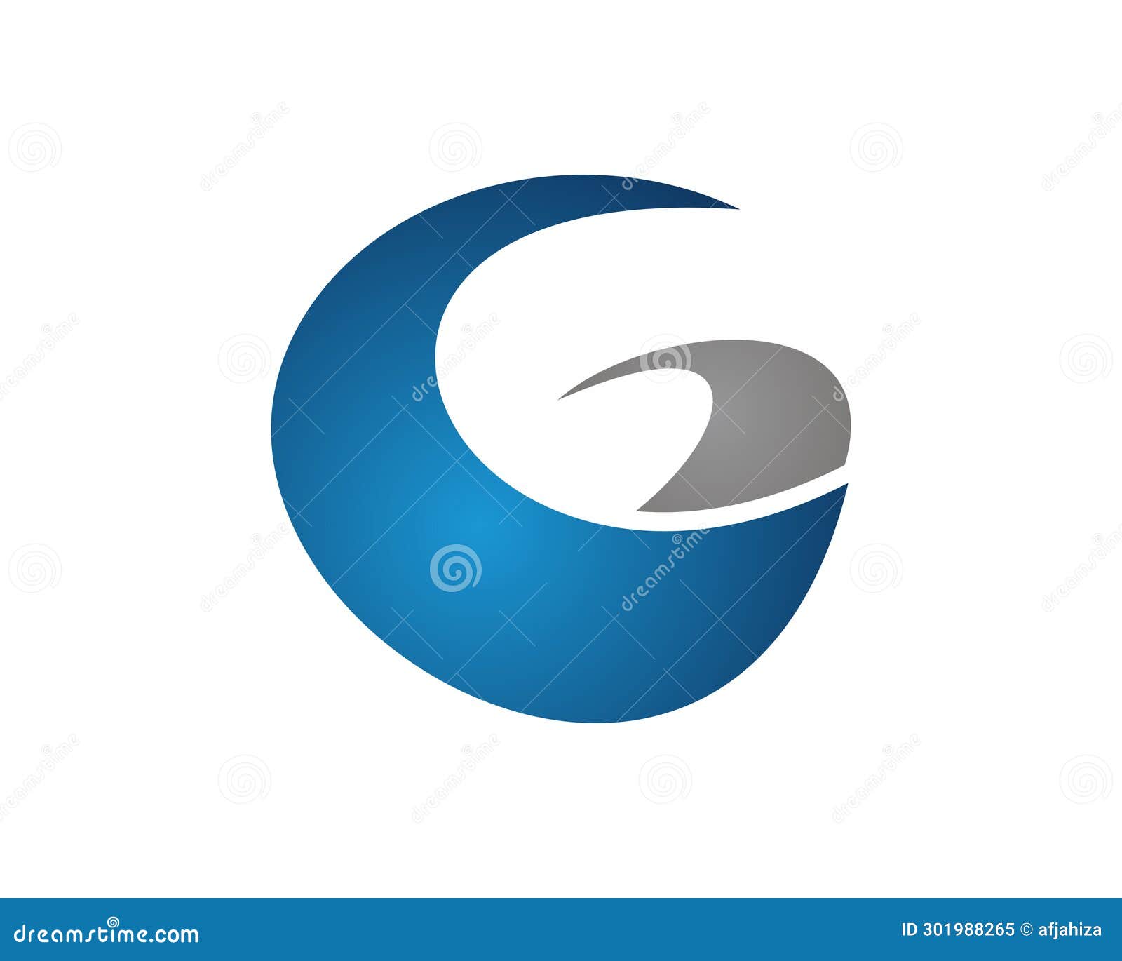 G Curve Swoosh Logo Template Stock Vector - Illustration of circle ...