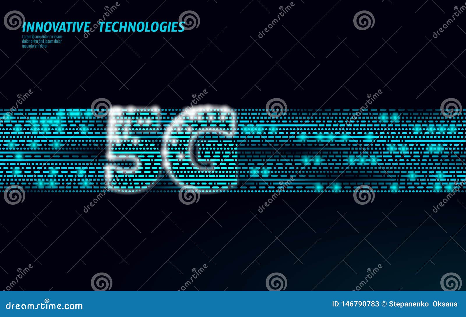 5G Data Flow High Speed Internet Web Telecommunication Tower Global ...