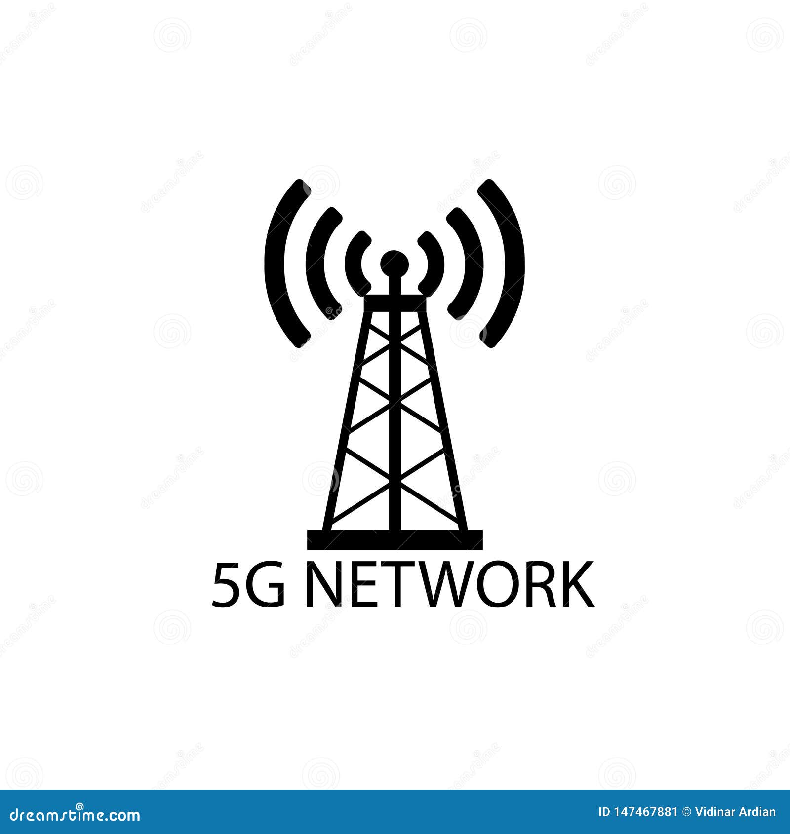 5G Design Logo Concept. Network Logo - Vector - Vector Stock Vector ...