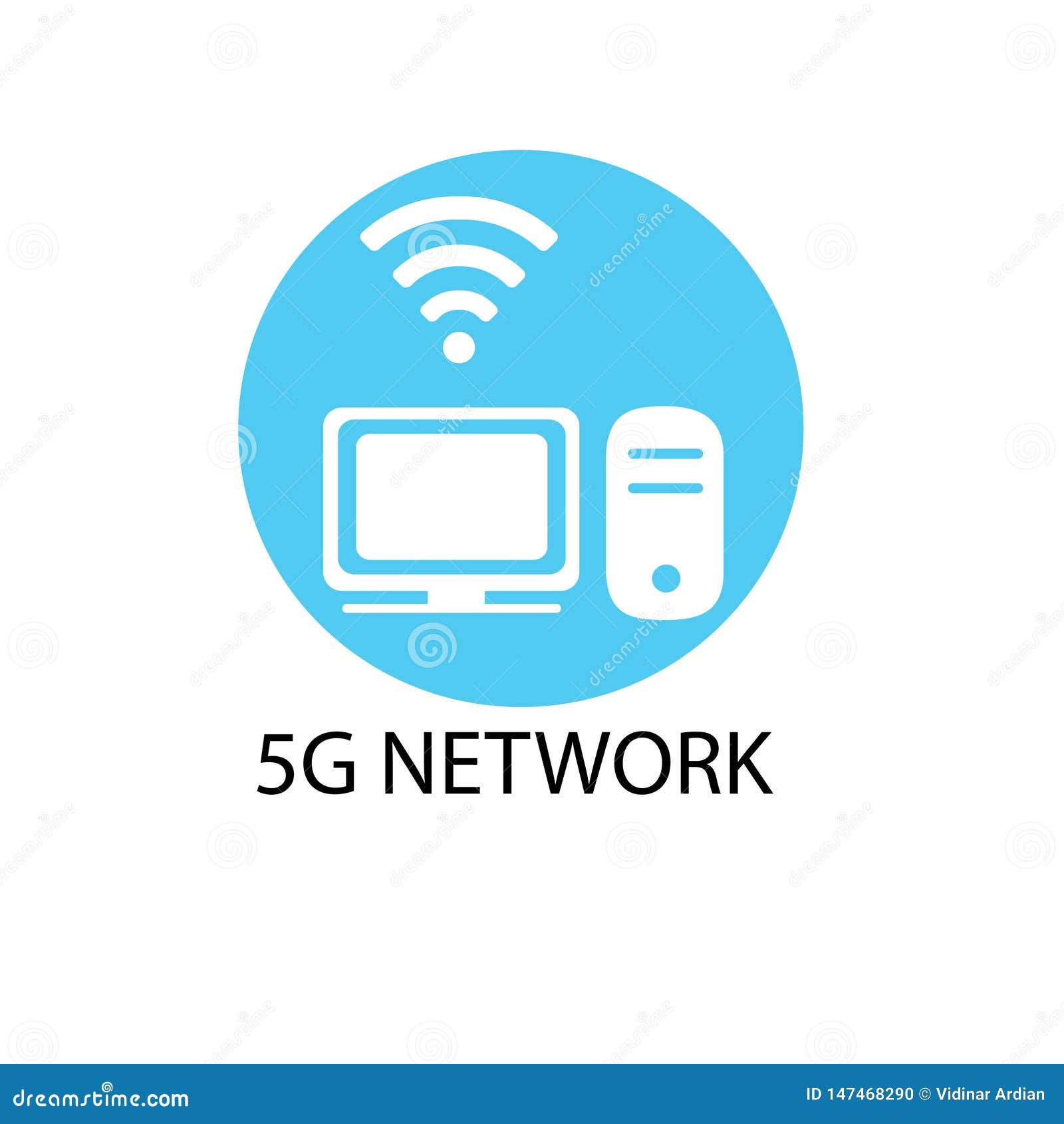 5G Design Logo Concept. Network Logo - Vector - Vector Stock Vector ...