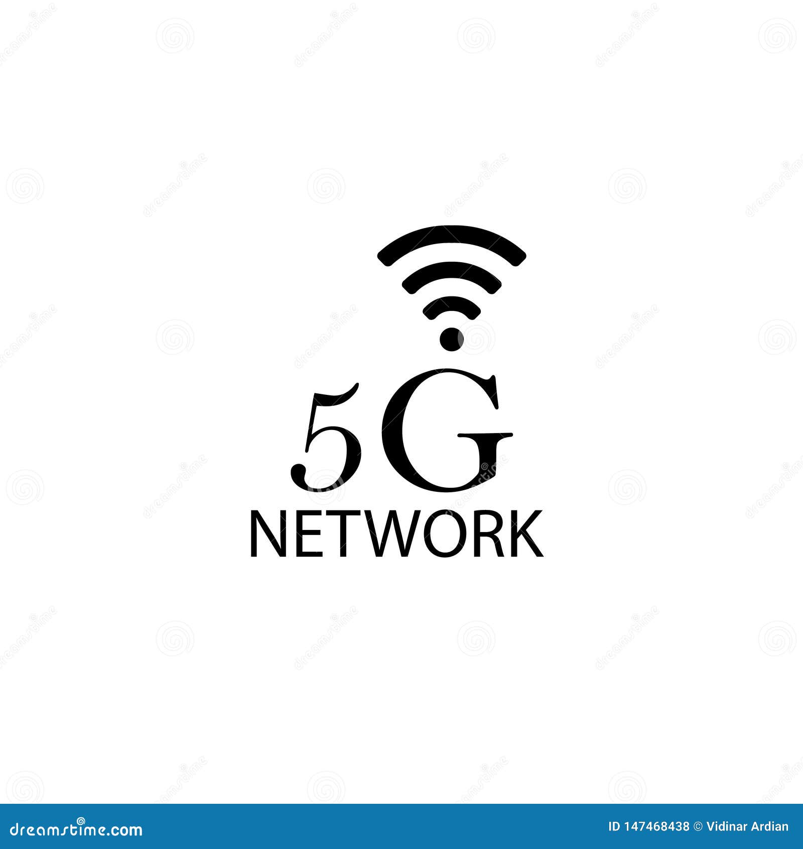 5G Design Logo Concept. Network Logo - Vector - Vector Stock Vector ...