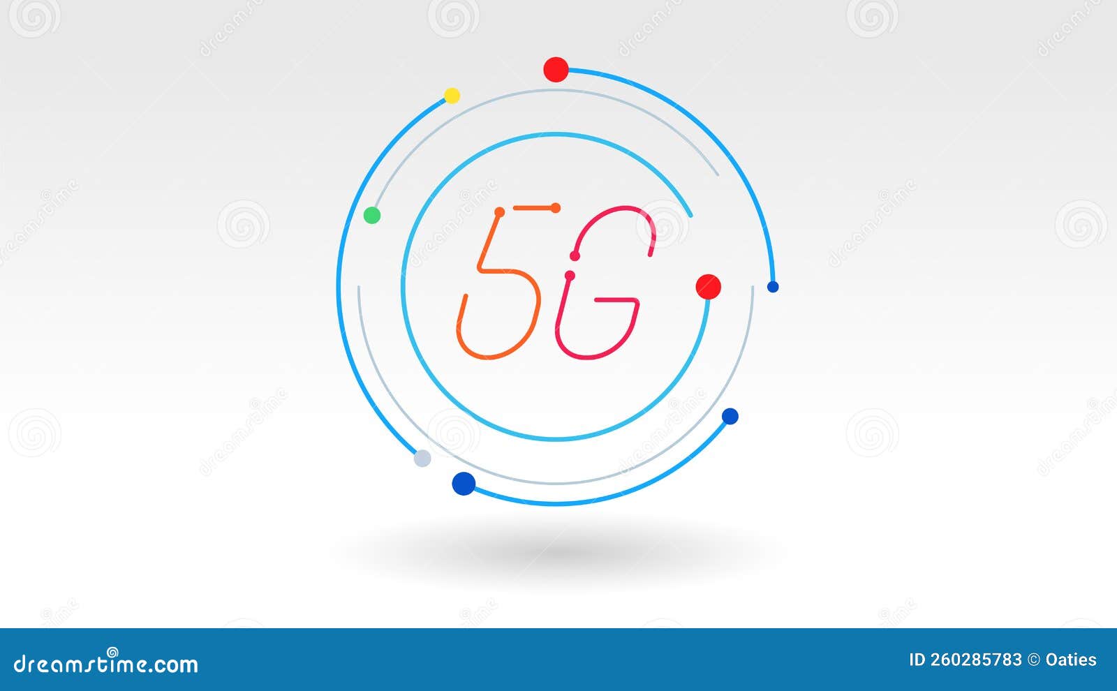 5G Digital Tech Logo Icon Button Background Stock Illustration ...