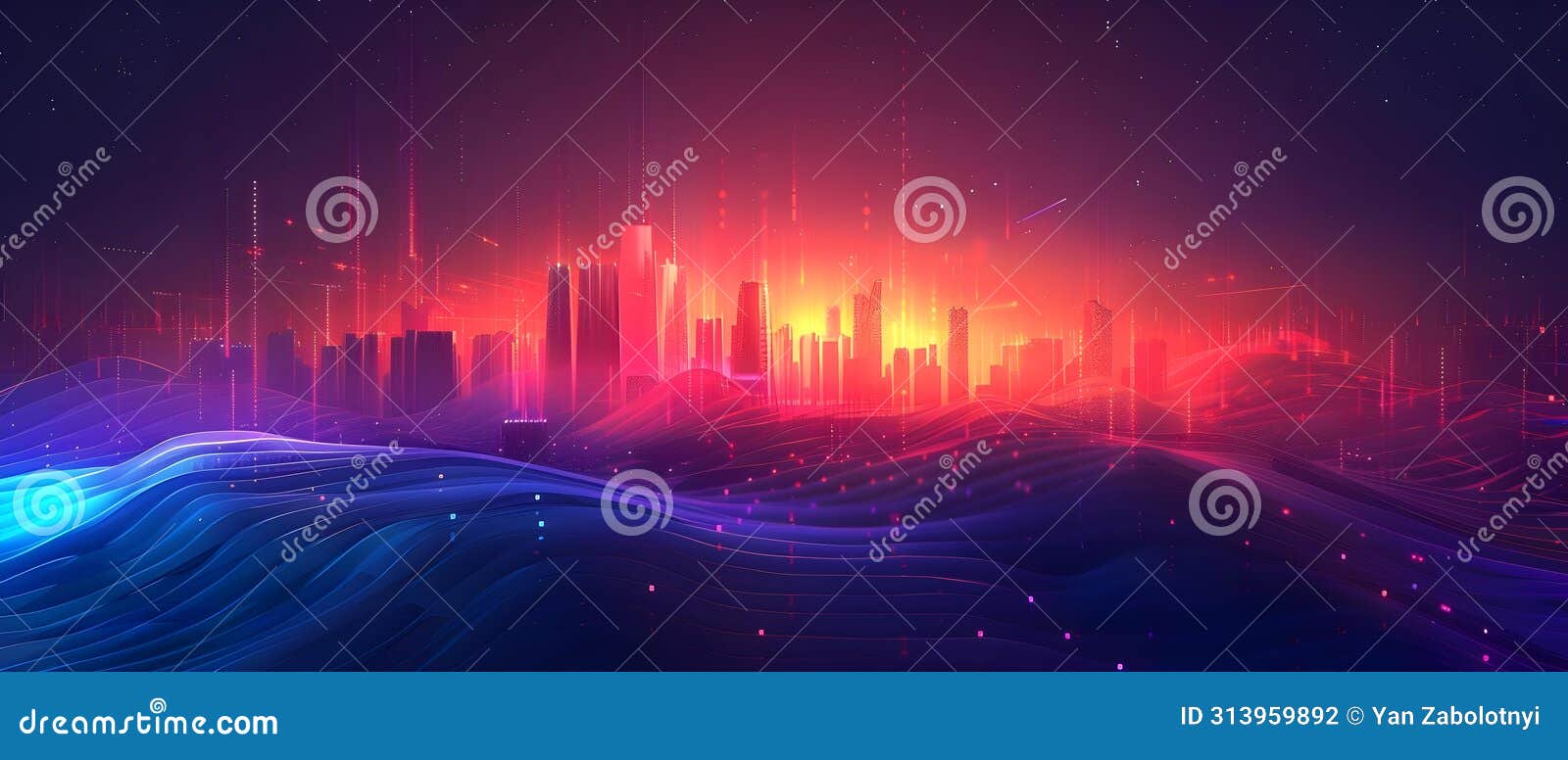 5G Digital Utopia: a Symphony of Connectivity. Concept Technology ...