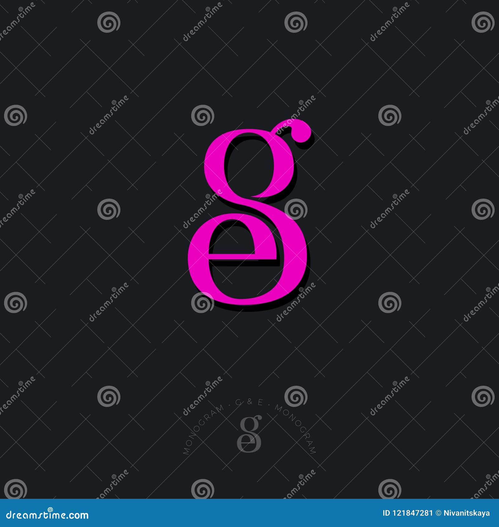G E E Combinaram As Letras, a Inicial De Letras Bonitas Ilustração do ...