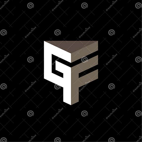 G and F - Monogram or Logotype. GF - Initials or 3d Logo Stock Vector ...