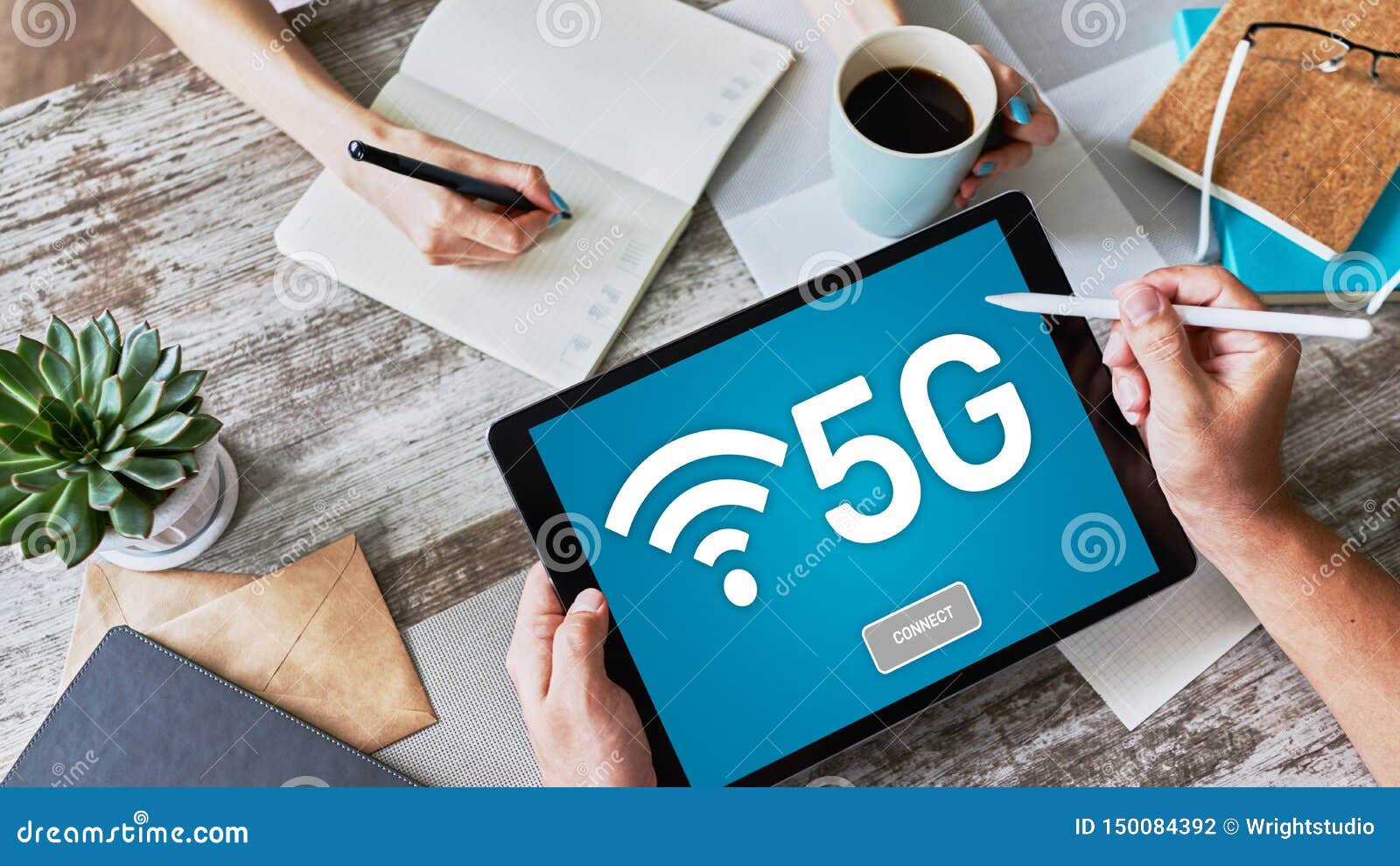 5g Fast Mobile Internet Connection, Ne Generation Communication and ...