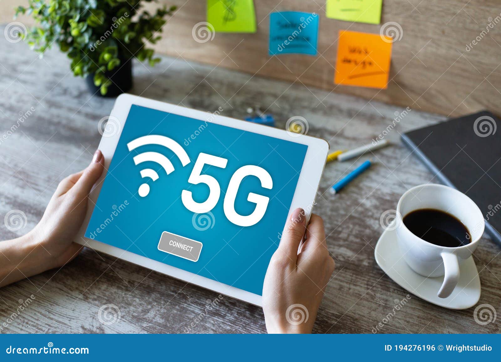 5g Fast Mobile Internet Connection, Ne Generation Communication and ...