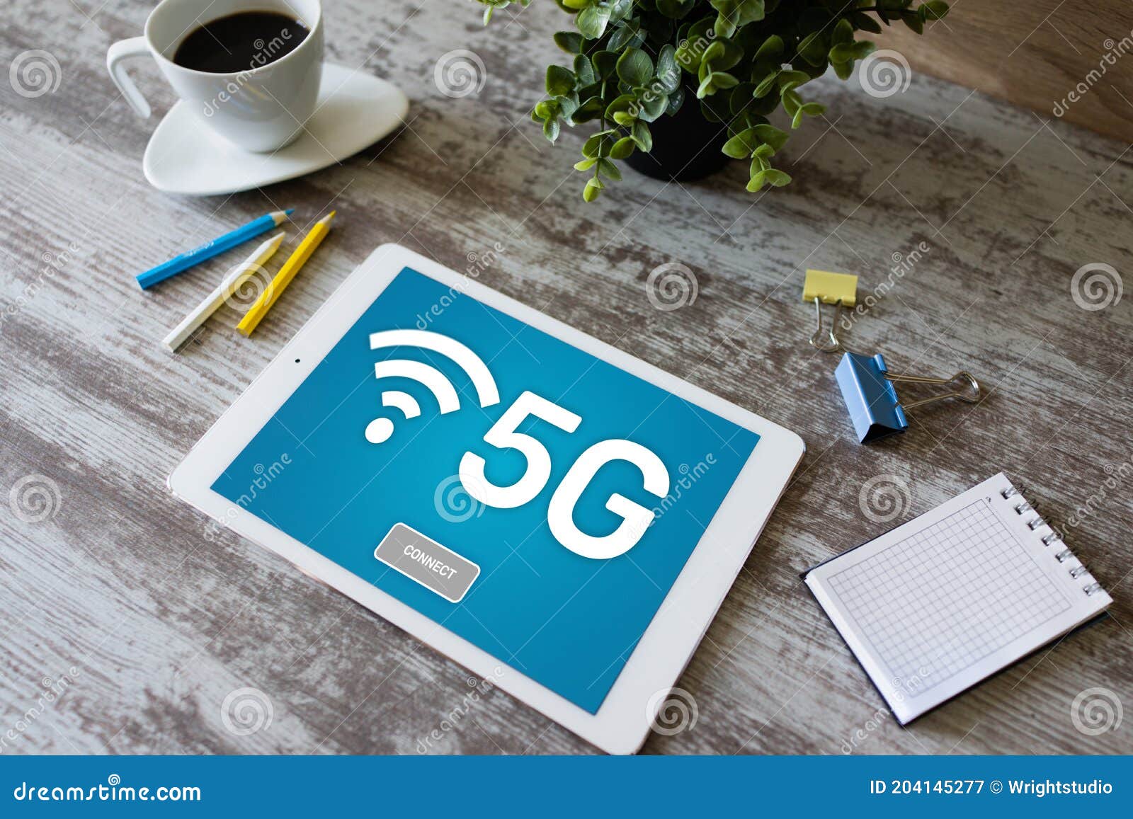 5g Fast Mobile Internet Connection, Ne Generation Communication and ...