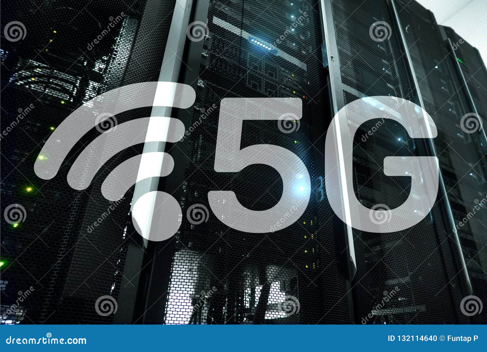 5G Fast Wireless Internet Connection Communication Mobile Technology ...