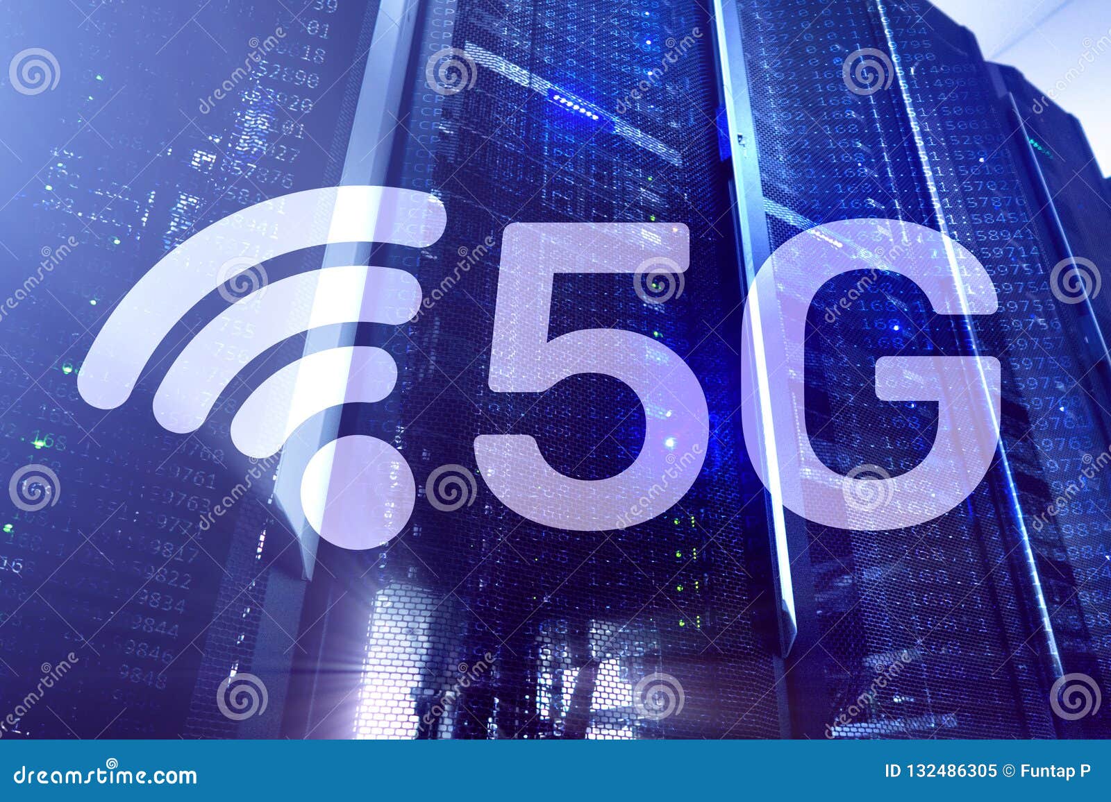 5G Fast Wireless Internet Connection Communication Mobile Technology ...