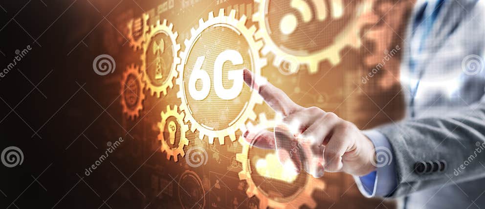 6G Future New Technology Network Wireless Telecommunication Concept ...