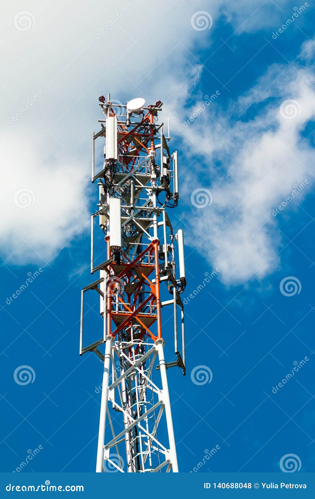 3G, 4G and 5G Cellular. Base Station or Base Transceiver Station ...