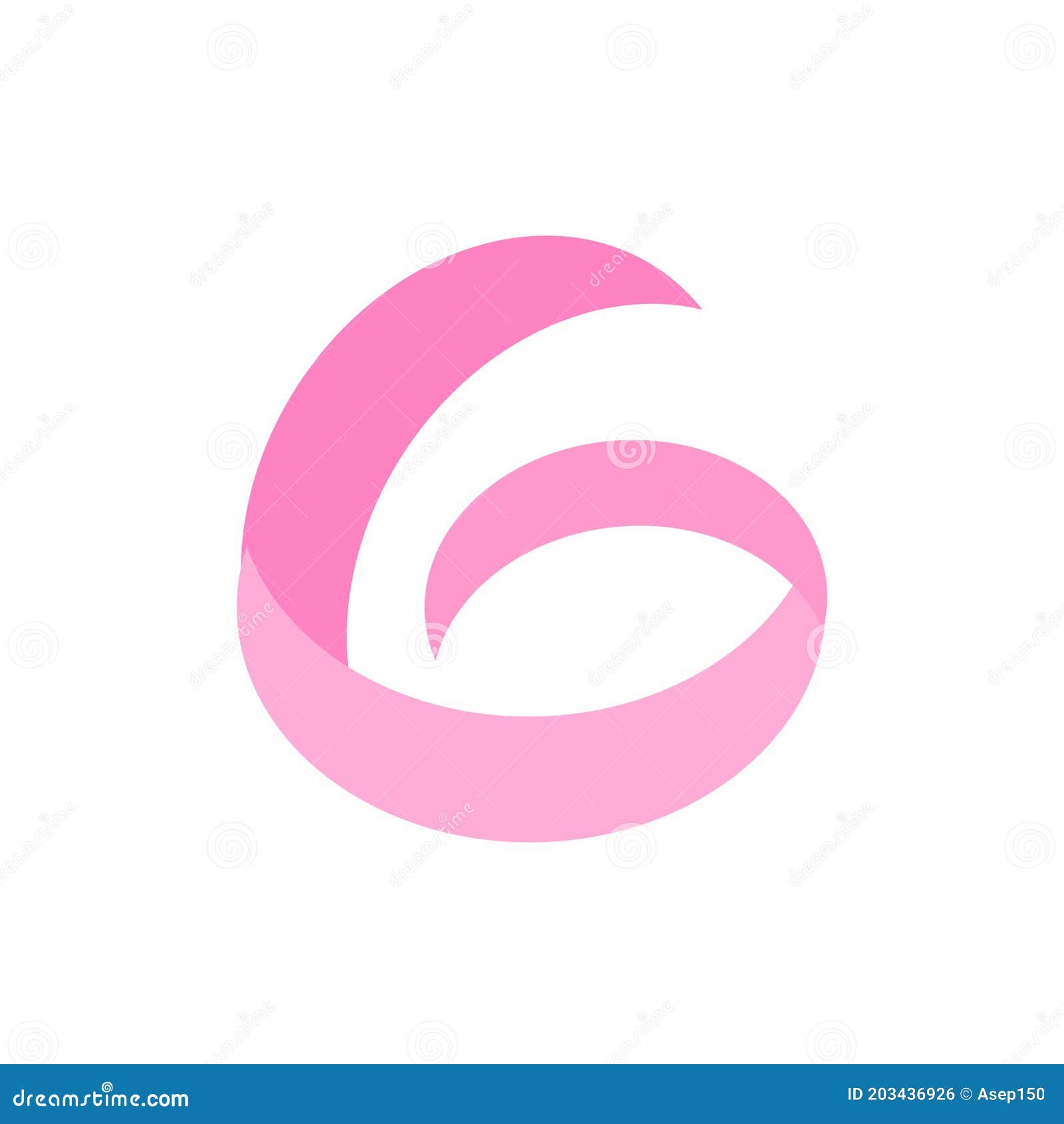 G, Gb, G Pink Initials Geometric Logo and Icon Stock Illustration ...