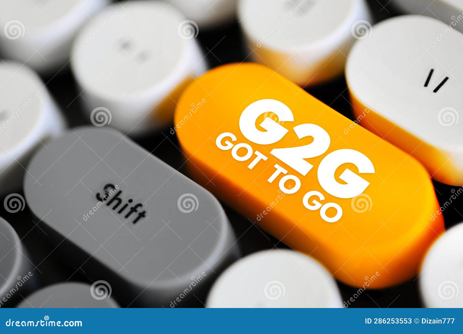 G2G - Got To Go Acronym, Text Concept Button on Keyboard Stock Image ...