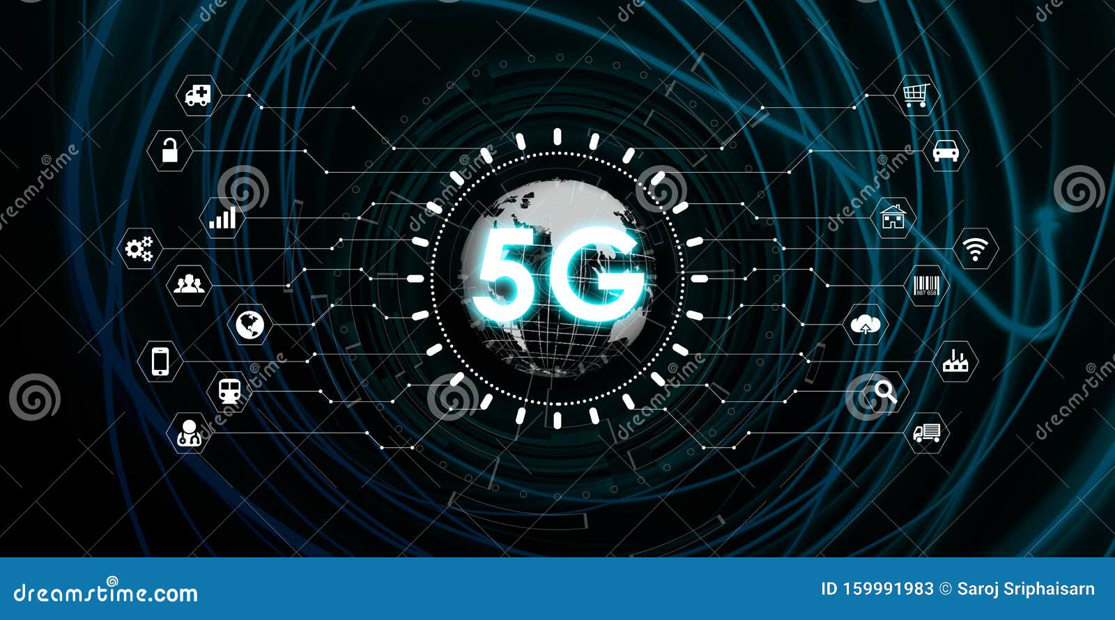 5G High Speed Internet Network Communication Background Stock ... 5G High Speed Internet Network Communication Background Stock ...