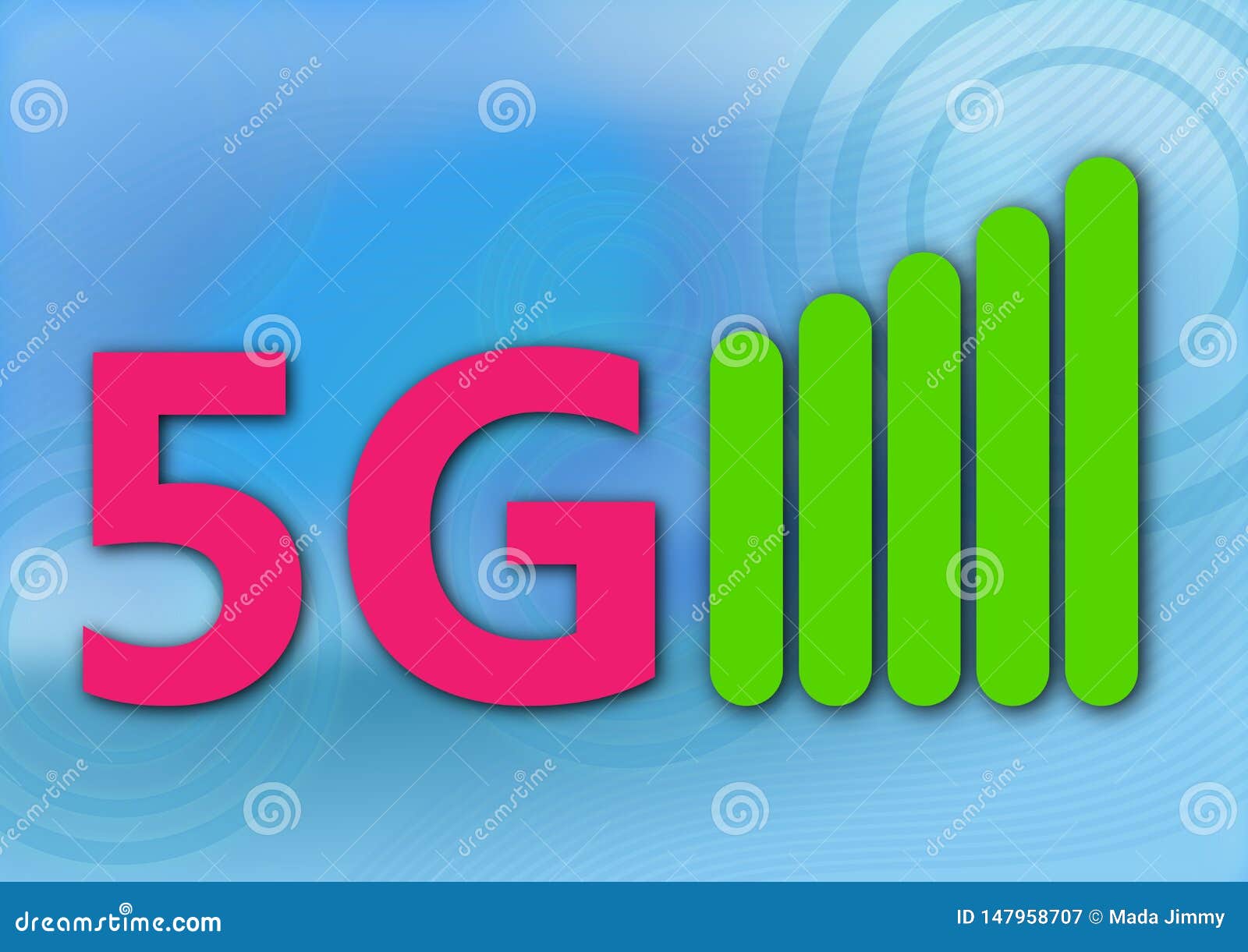 5g Icon on Abstract Background Stock Vector - Illustration of phone ...