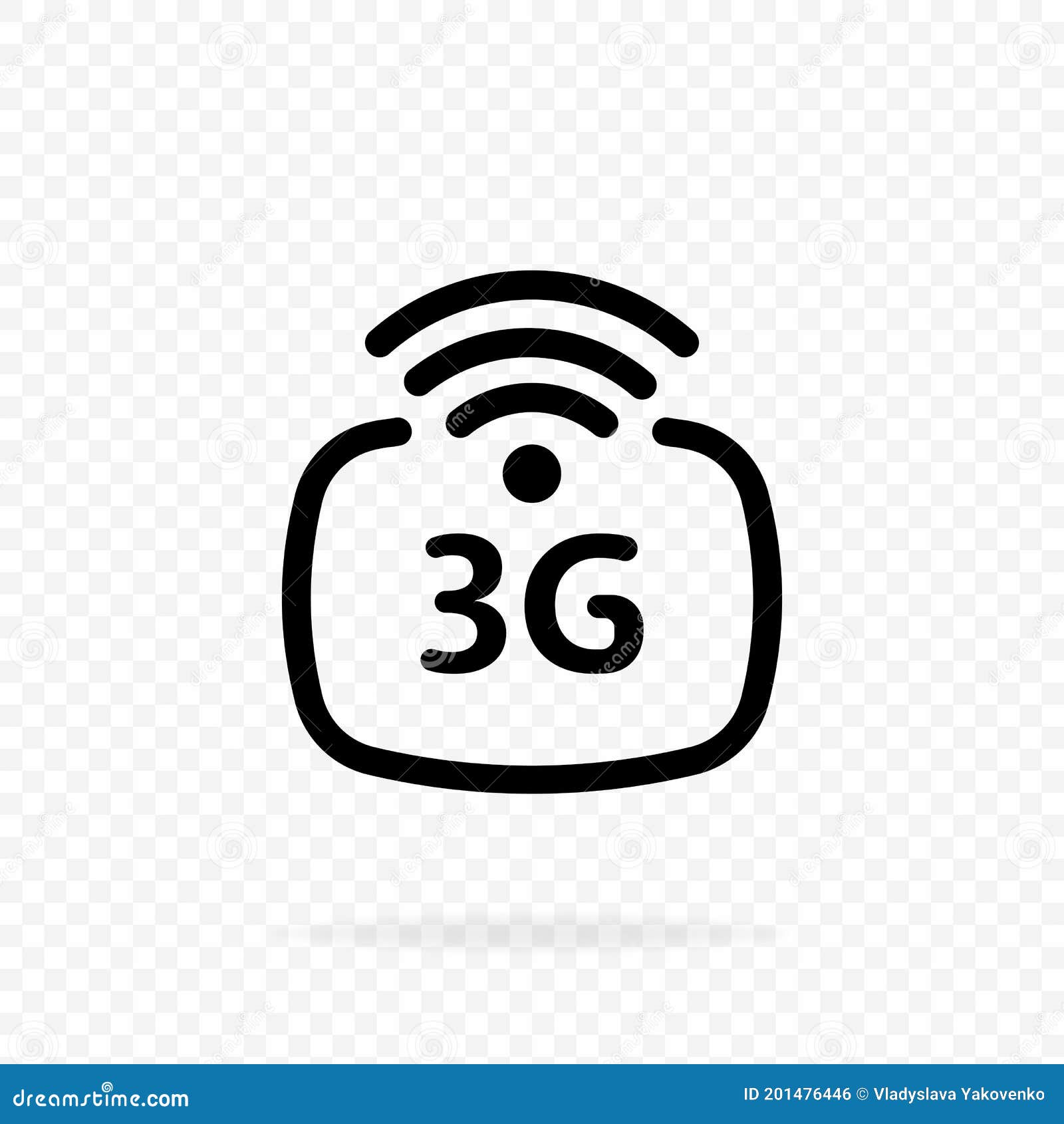 3g Icon. 3G Network Wireless Systems and Internet. Communication ...