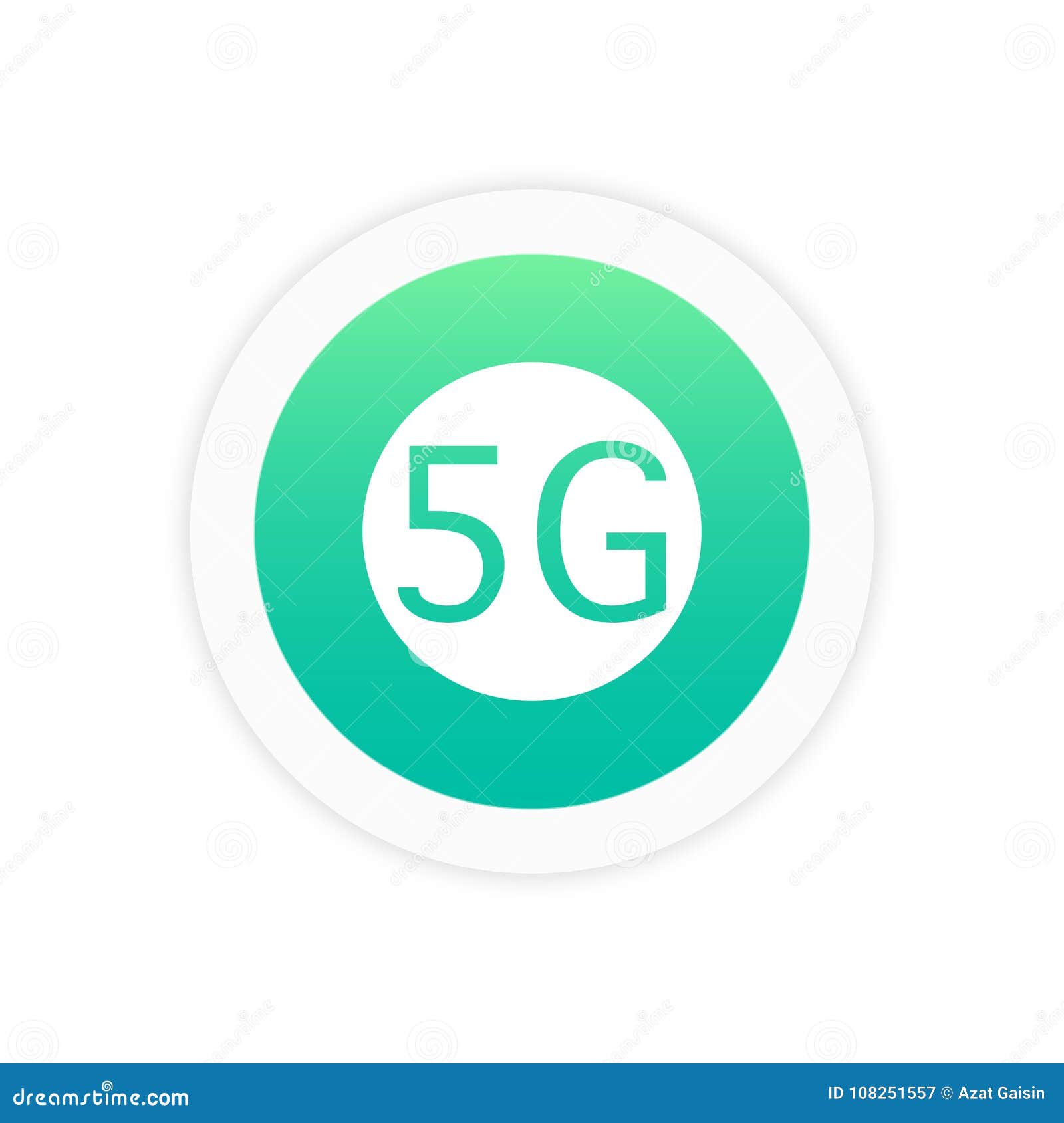 5G icon sign stock vector. Illustration of mobility - 108251557
