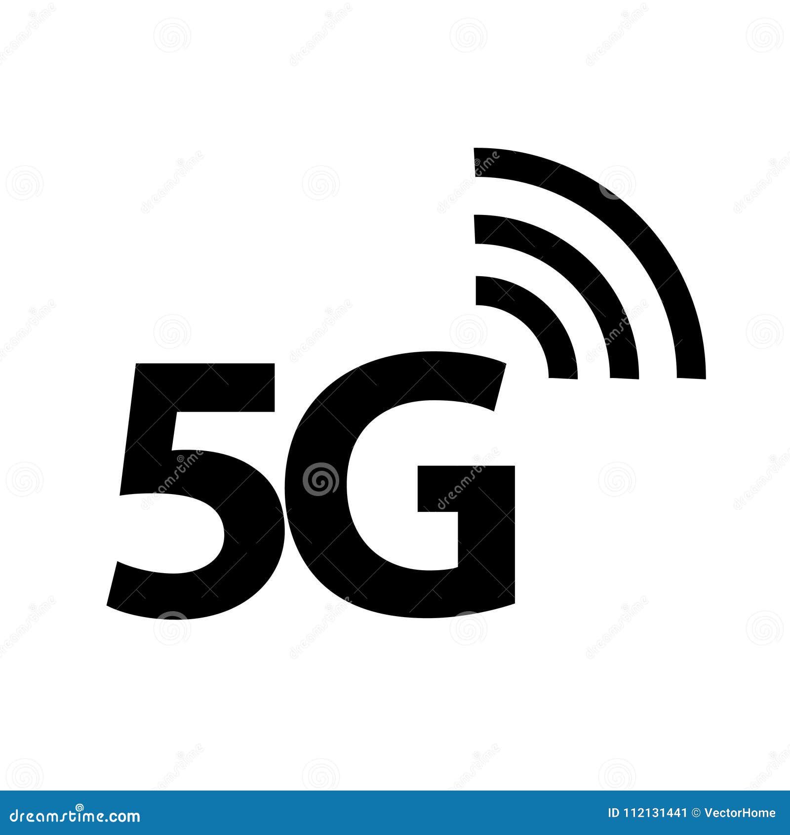 5G Icon, Vector Illustration Stock Vector - Illustration of high ...