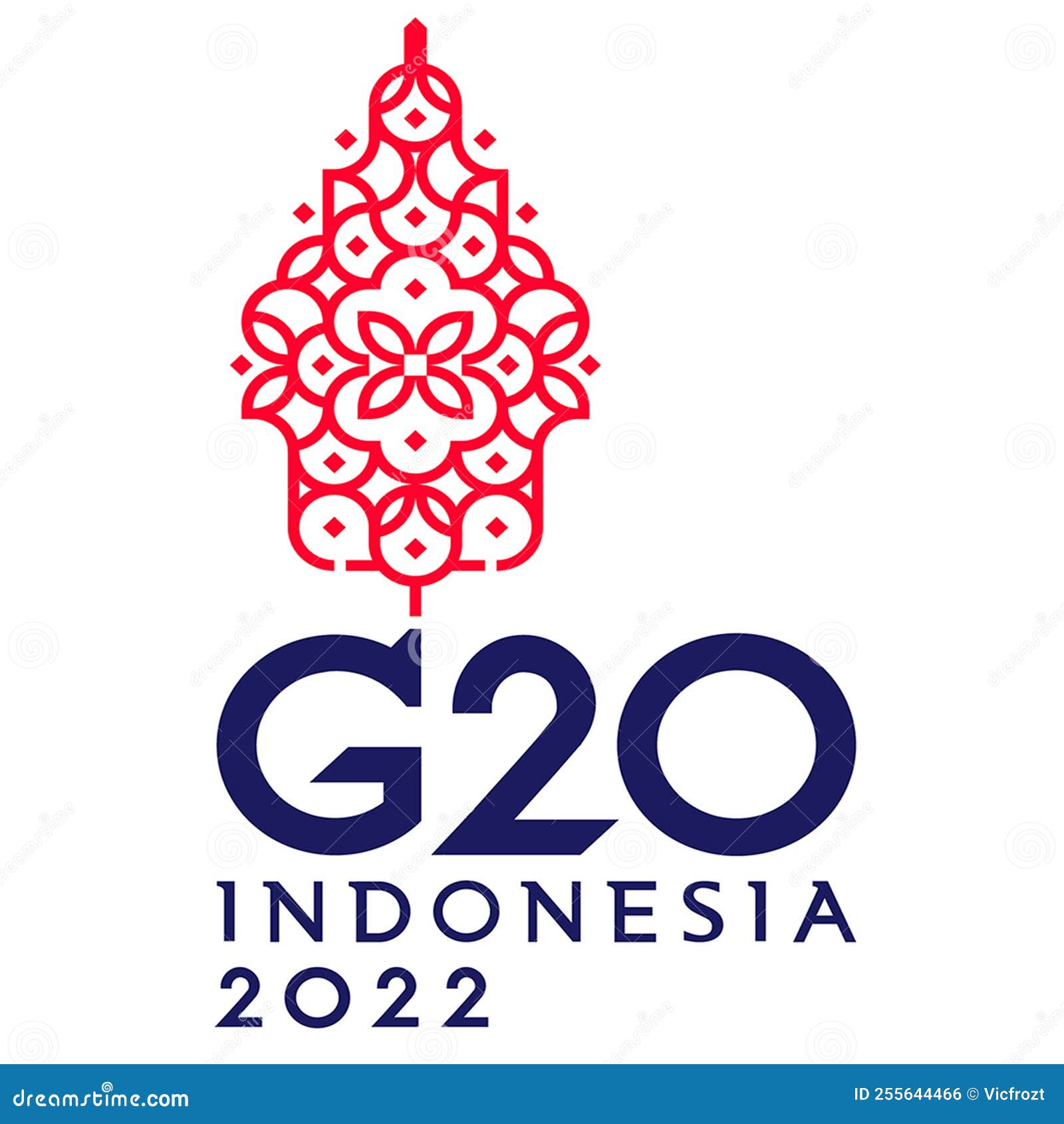 Bali, Indonesia: September 8, 2022: G20 Official Logo. Republic of ...