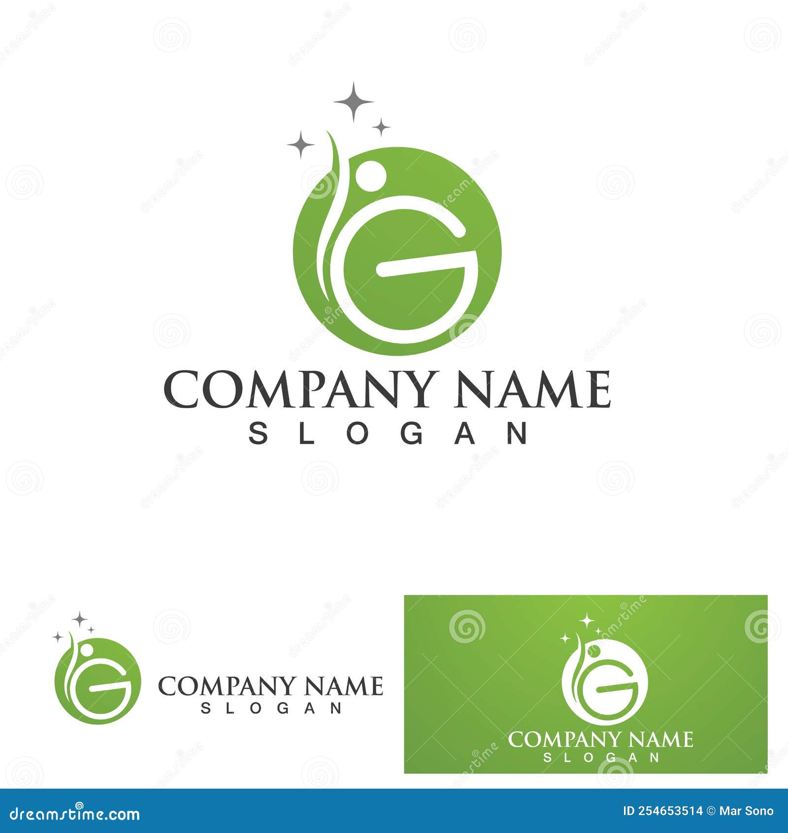 G Initial People Logo and Symbol Vector Stock Vector - Illustration of ...