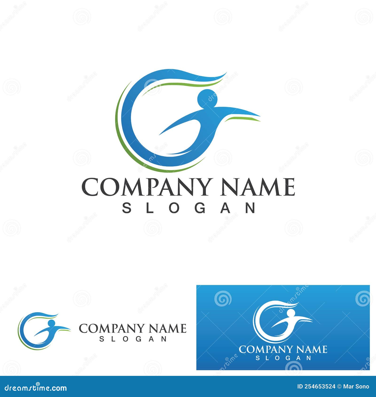 G Initial People Logo and Symbol Vector Stock Vector - Illustration of ...