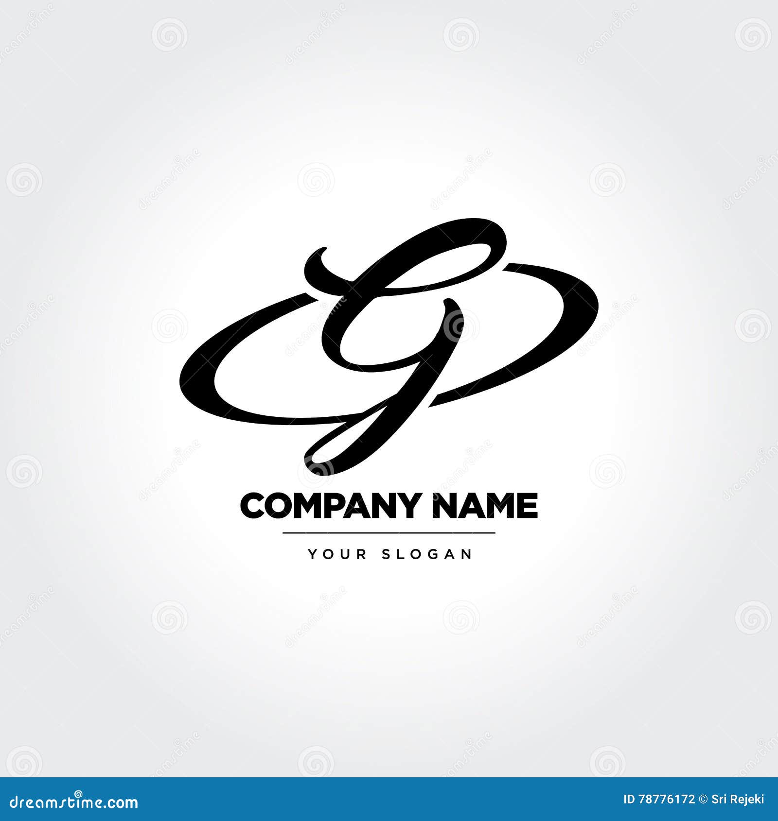 G Initial Symbol in circle stock vector. Illustration of alphabet ...