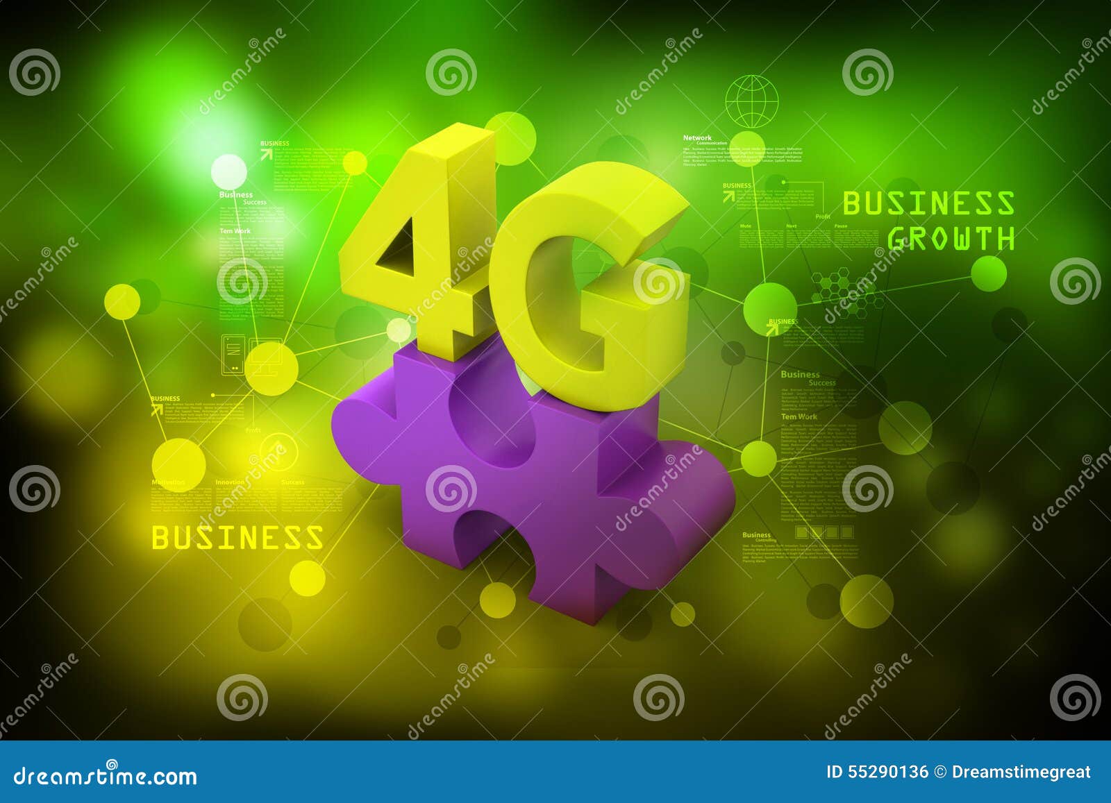 4G, internet concept stock illustration. Illustration of digital - 55290136