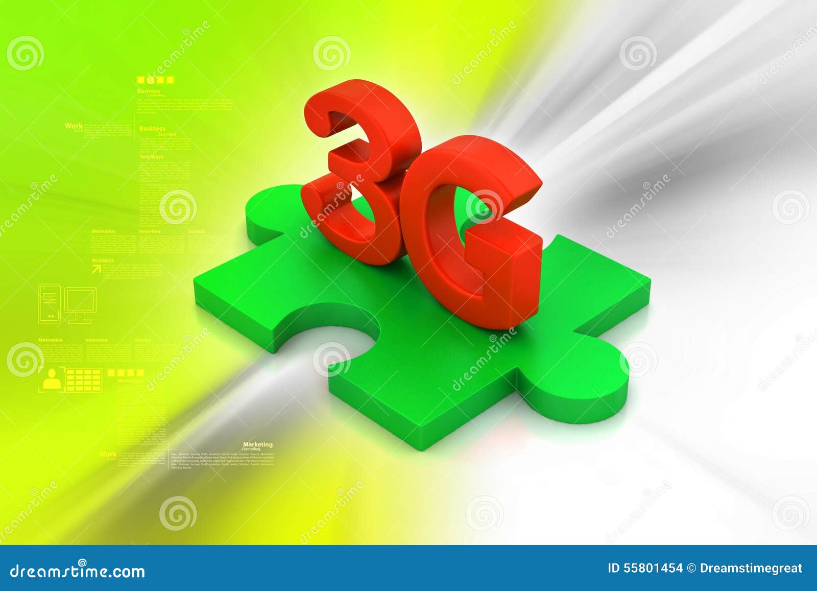 3G, internet concept stock illustration. Illustration of global - 55801454