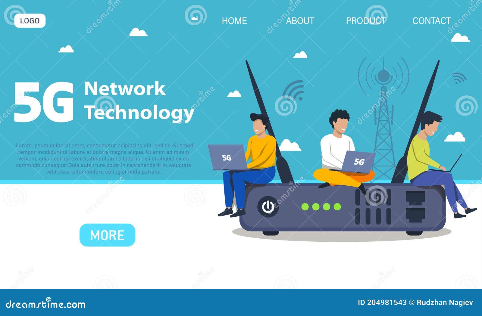 5g internet concept stock vector. Illustration of cloud - 204981543