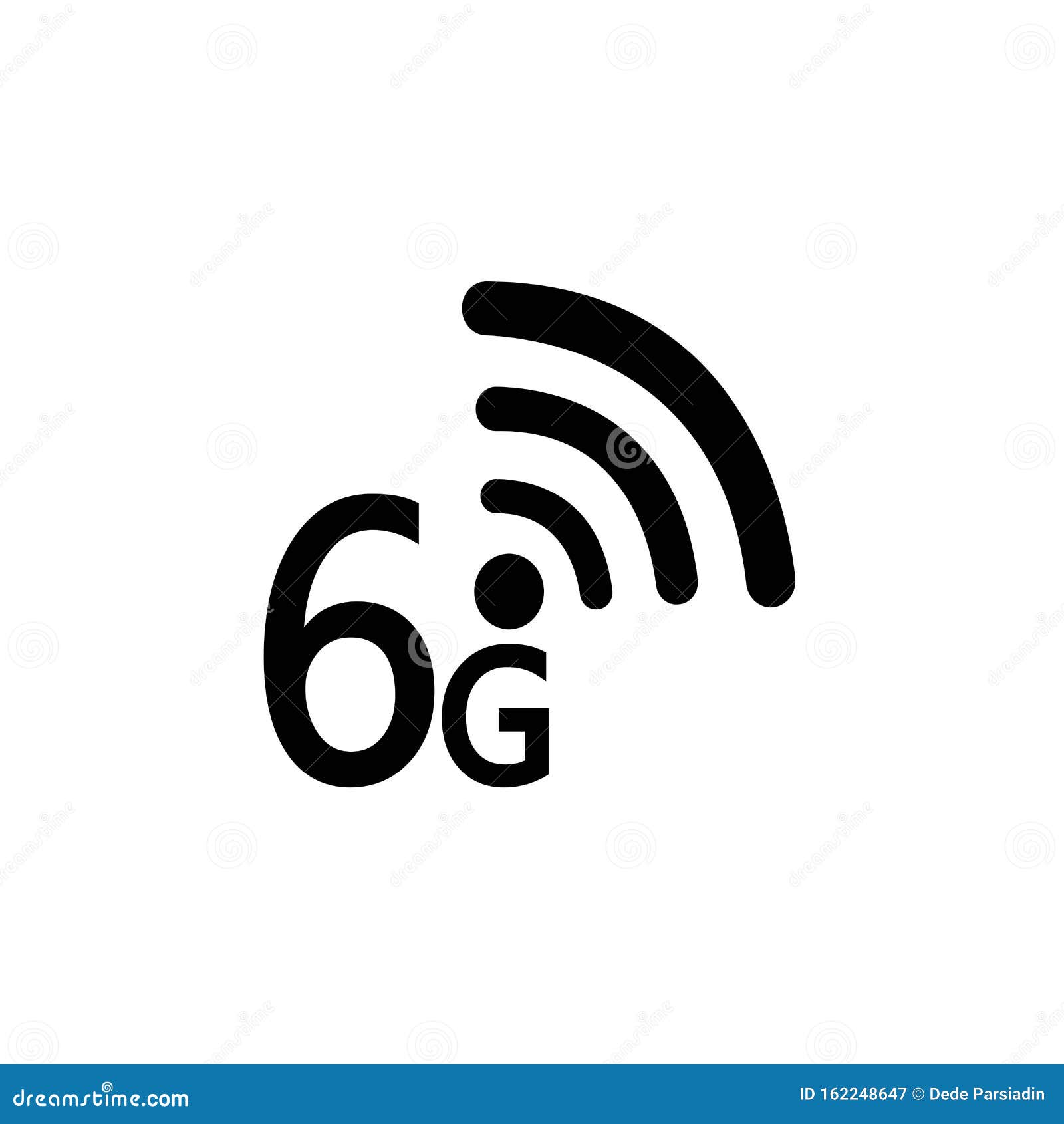 6G internet icon stock vector. Illustration of creative - 162248647