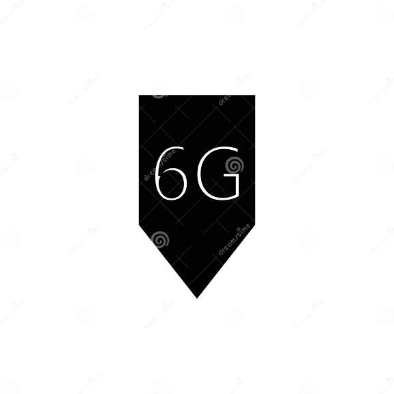 6G internet icon stock vector. Illustration of mobile - 162248704