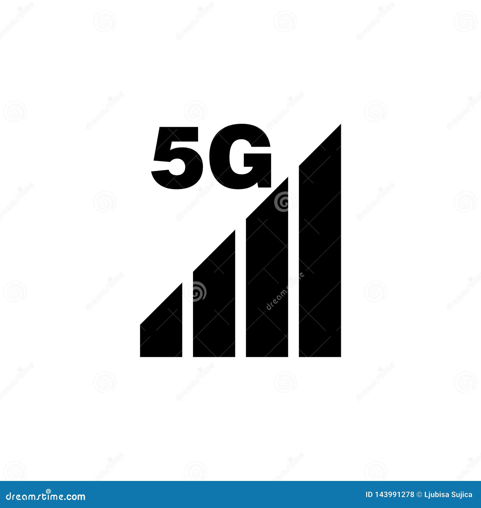 5g internet icon or sign stock illustration. Illustration of cellular ...