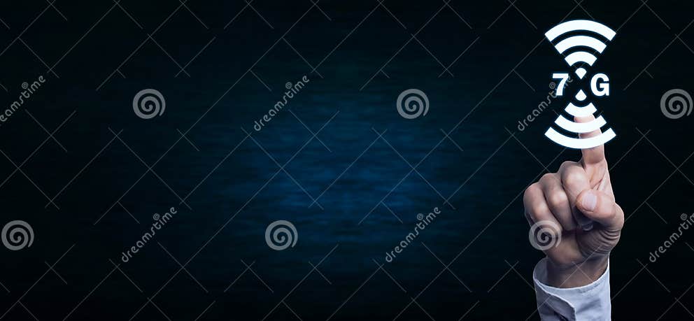 7G Internet and Network Concept. Internet Stock Photo - Image of symbol ...
