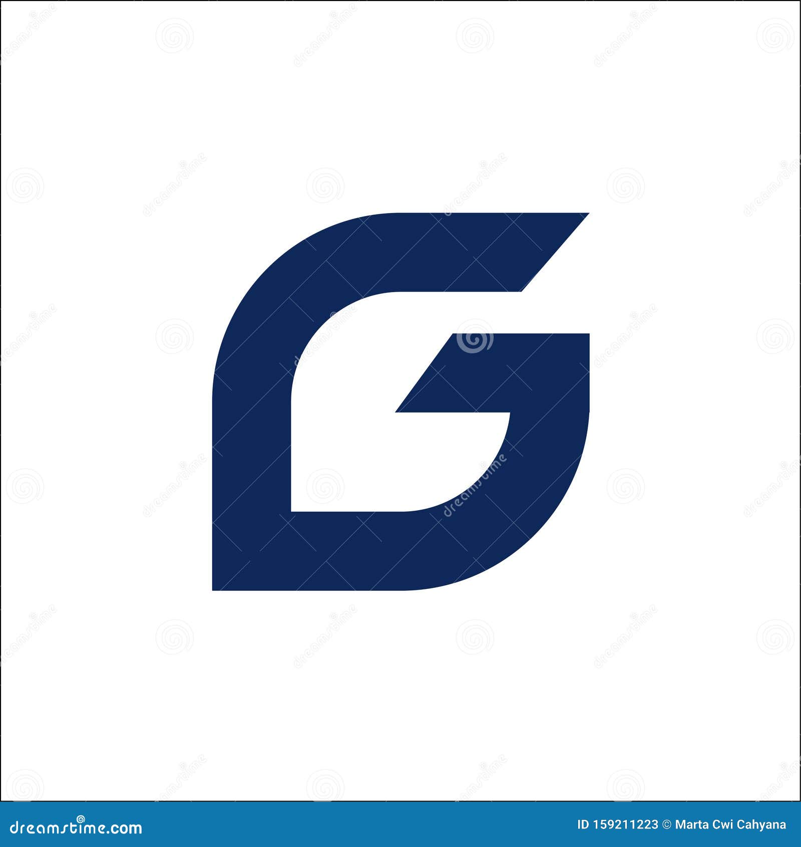 G Letter Abstract Vector Logo Design Template. Creative Typographic ...