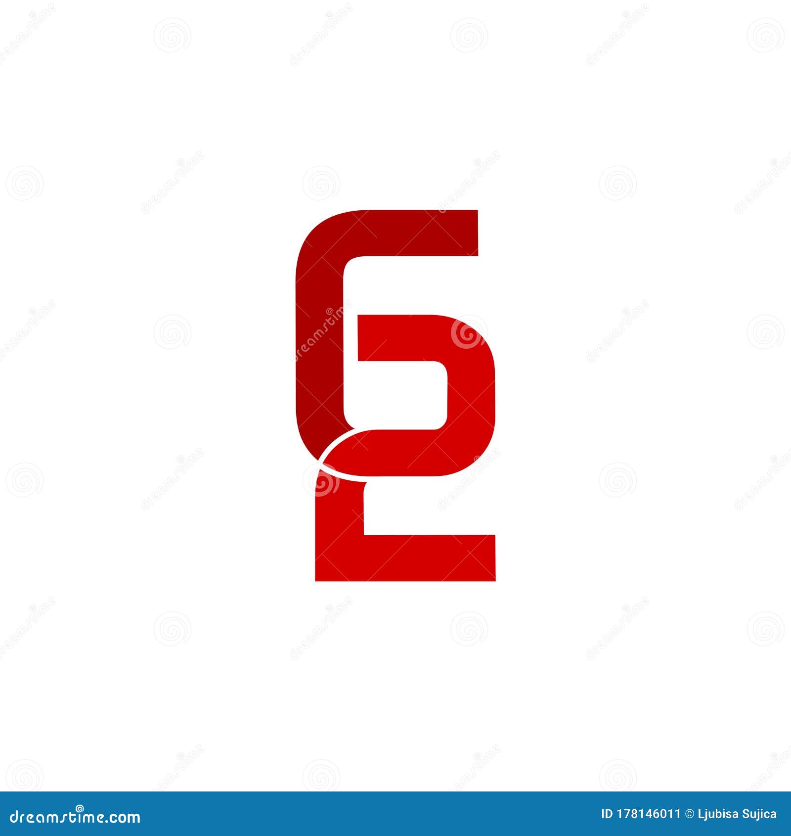 G2 Letter Icon Logo Template Illustration Design Stock Illustration ...