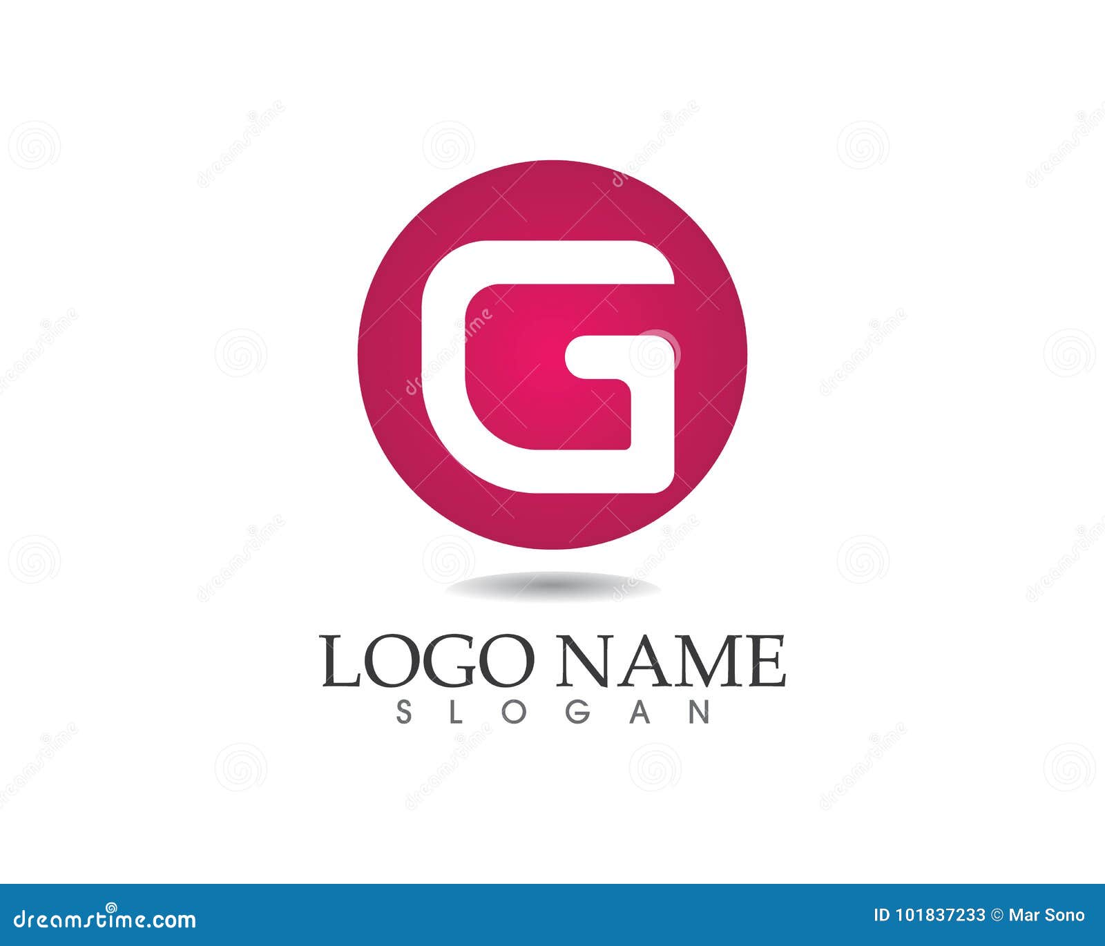 G Letters Logo and Symbols Template Icons App Stock Vector ...