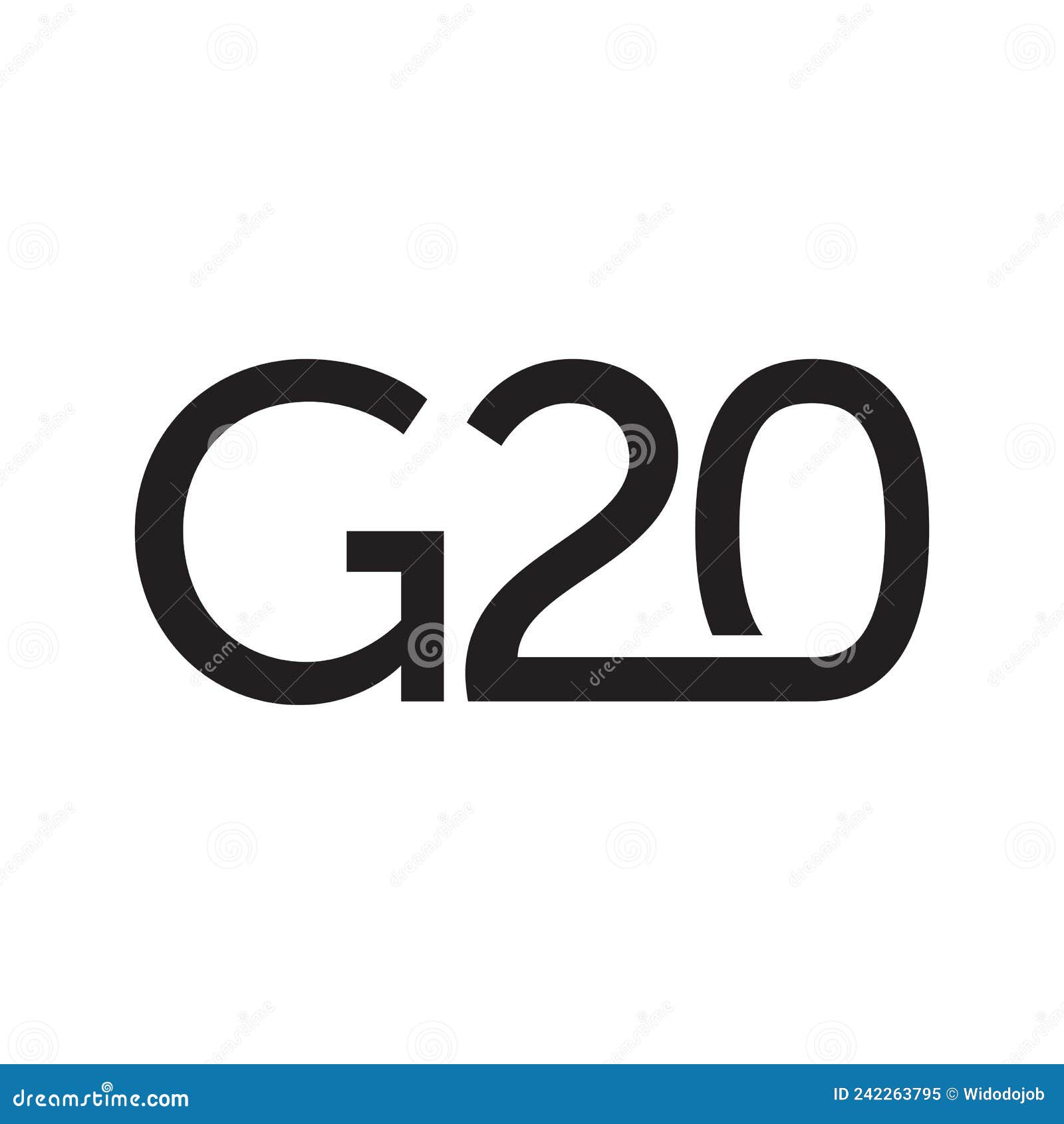 G20 logo design vector stock vector. Illustration of economic - 242263795