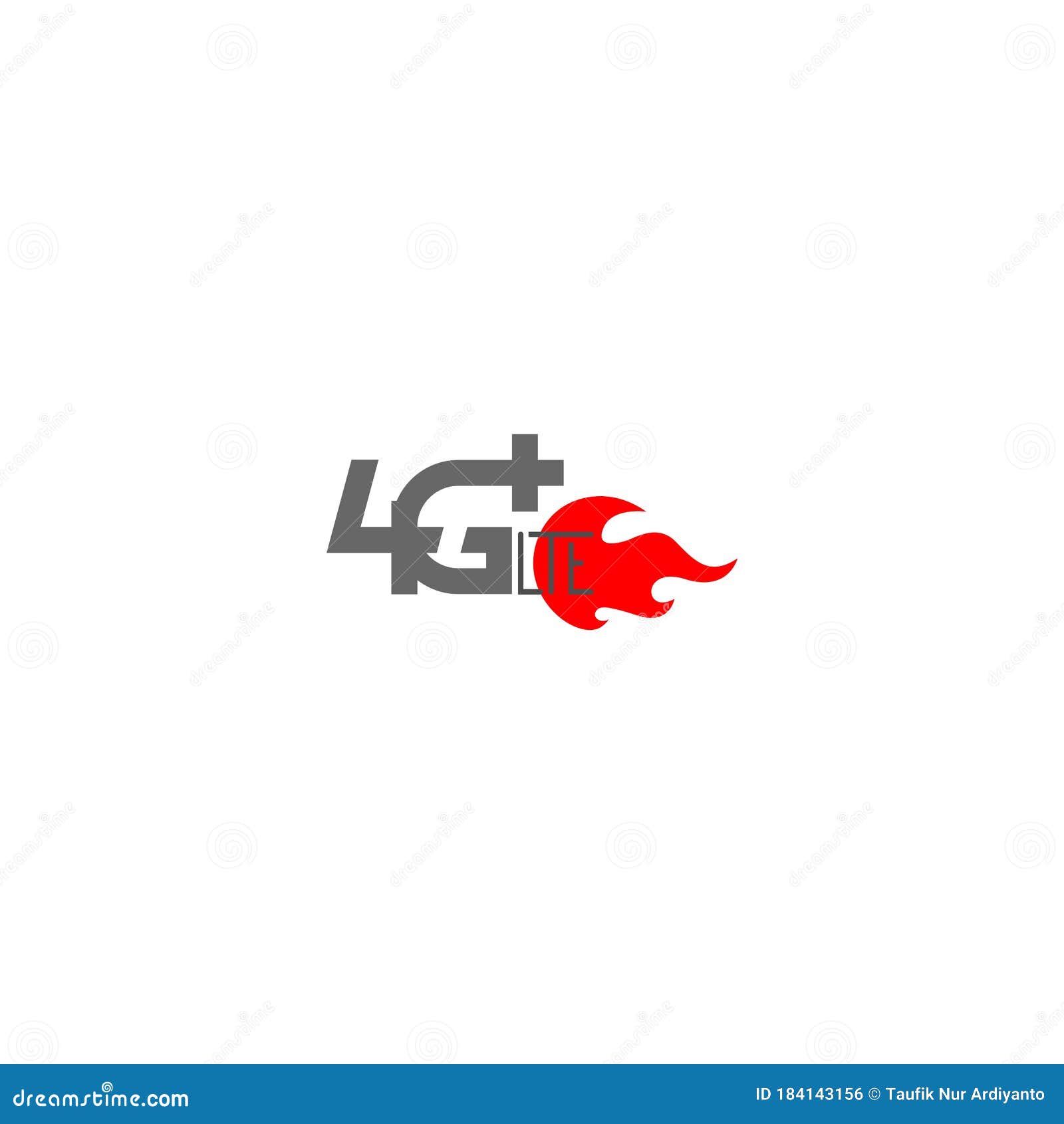 4G LTE logo icon stock vector. Illustration of network - 184143156