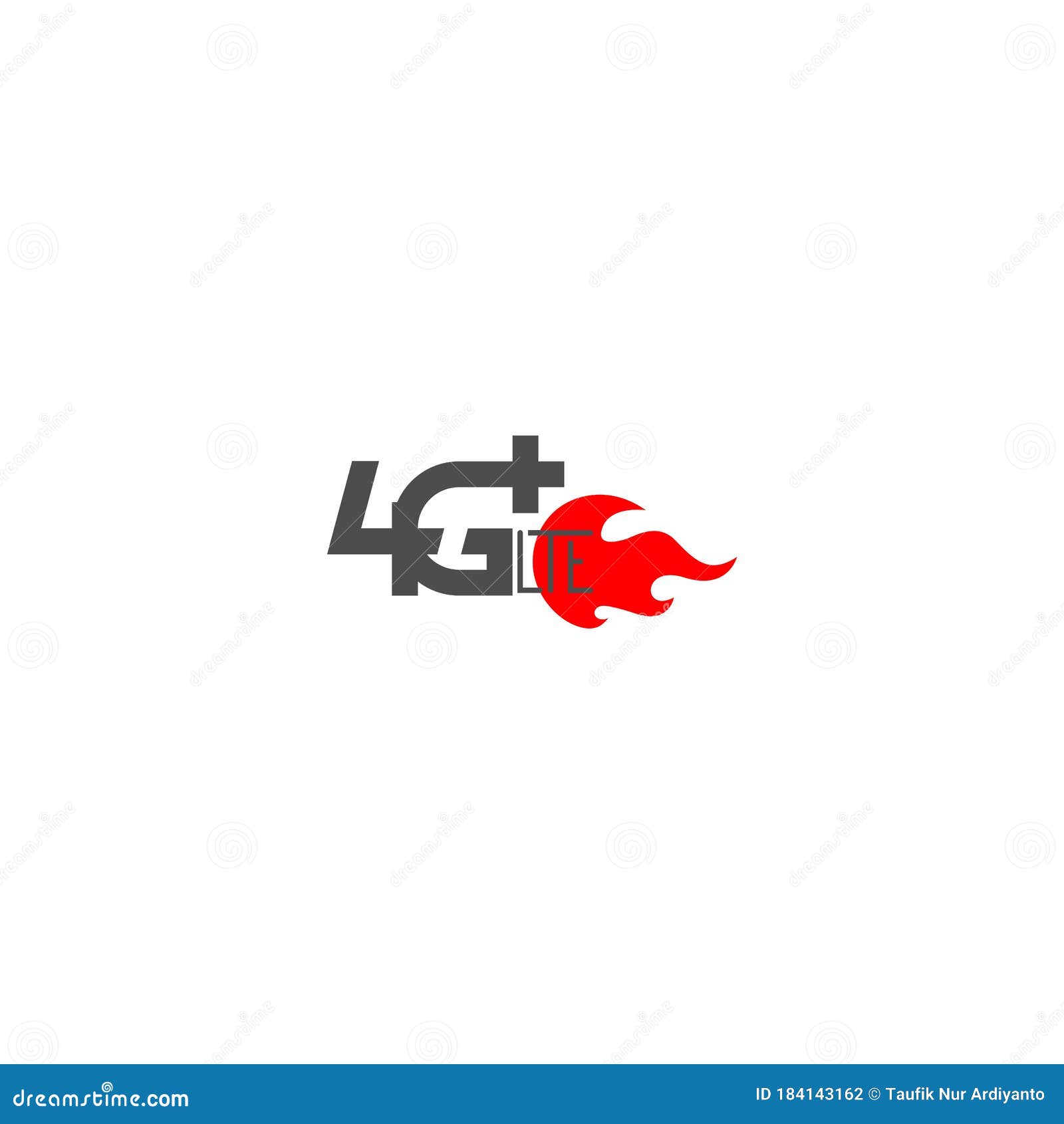 4G LTE logo icon stock vector. Illustration of phone - 184143162