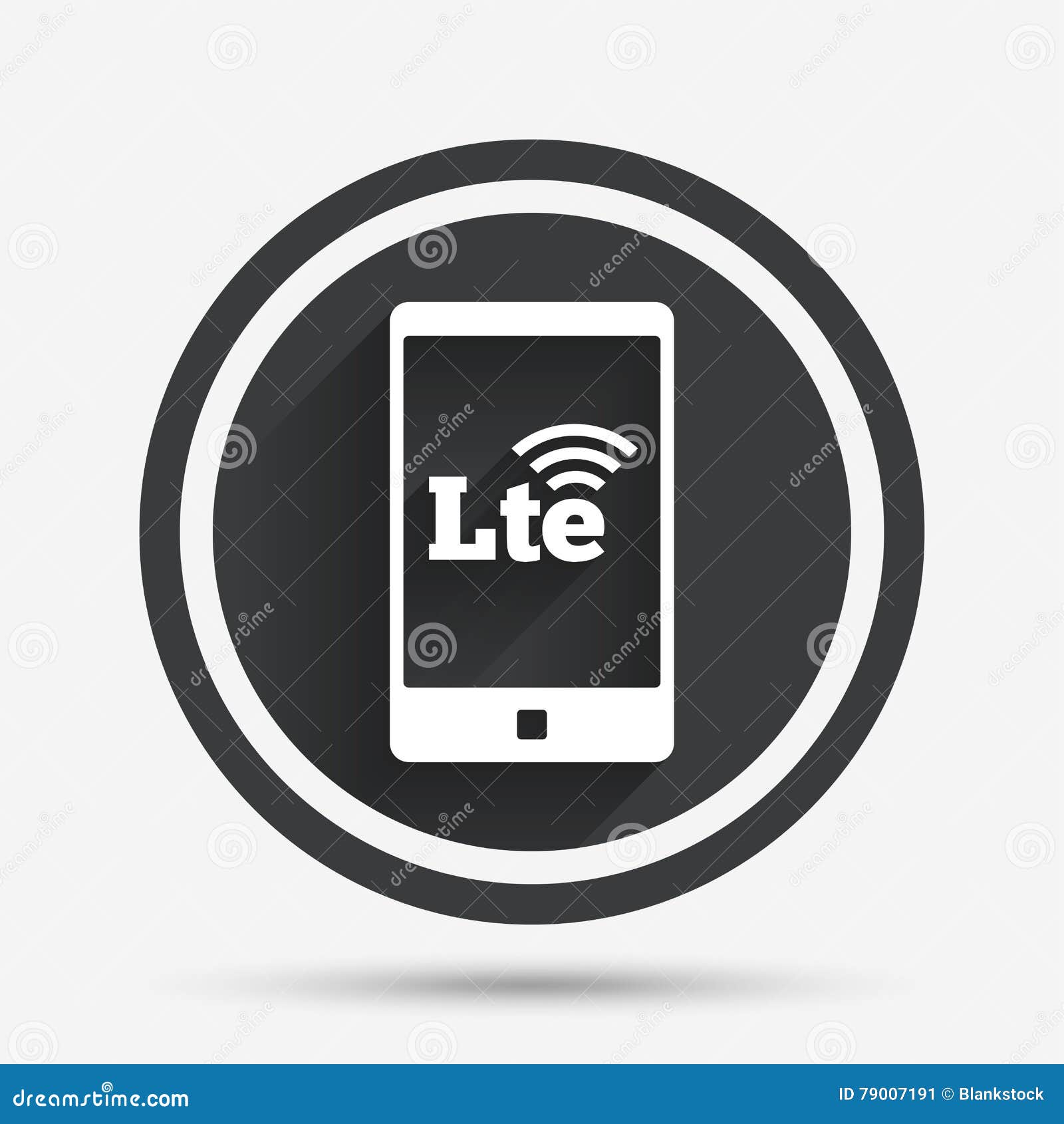 4G LTE Sign. Long-Term Evolution Symbol. Stock Vector - Illustration of ...