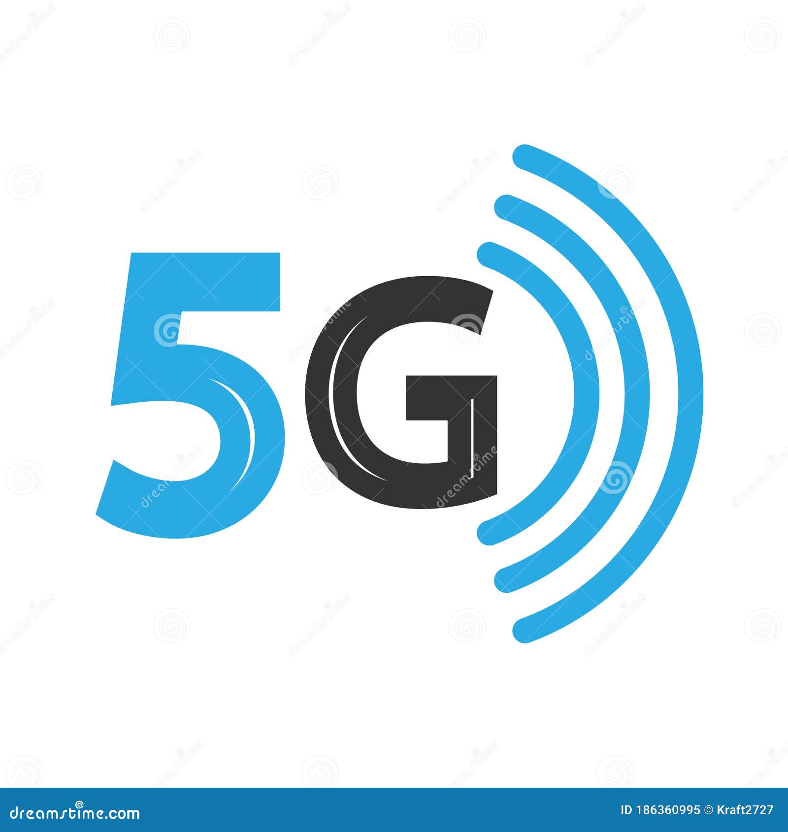 5G mobile internet logo stock vector. Illustration of technology ...