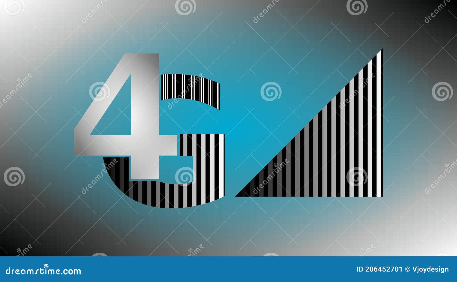 4g Network Computer Graphics. Isolated 4g Icon on Blue Shaded ...