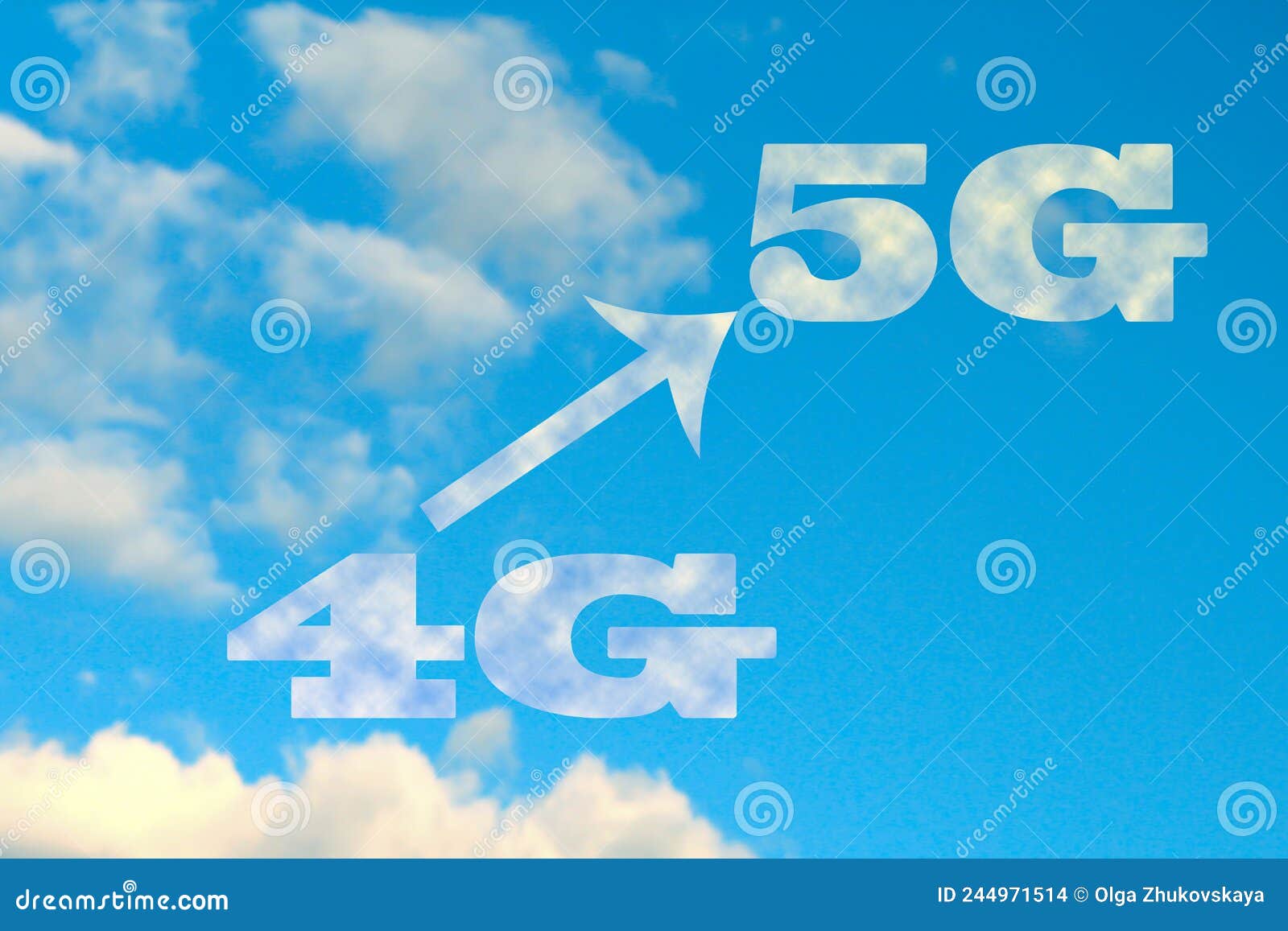 5G Network Concept, High Speed Mobile Internet, New Generation Networks ...