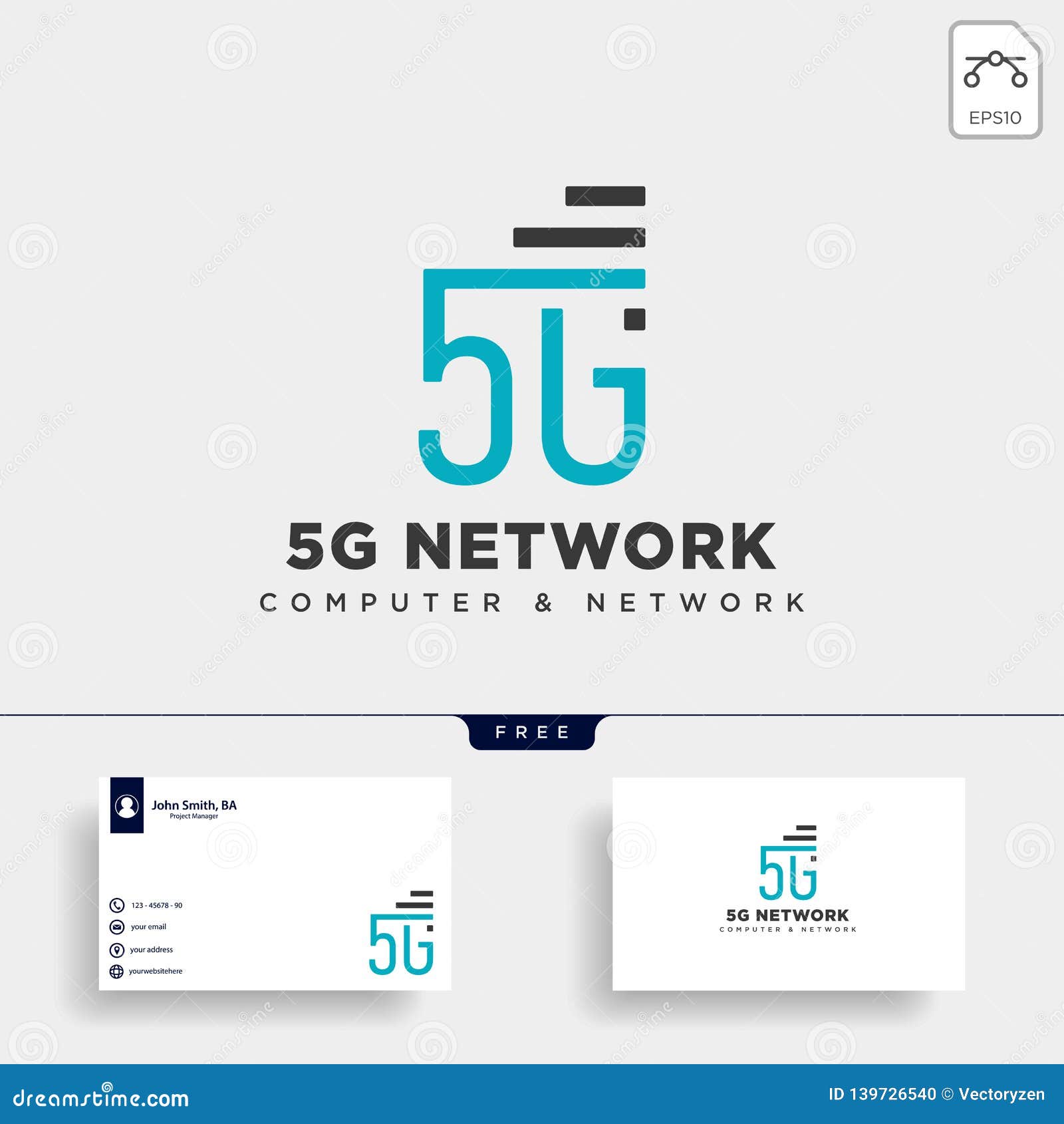 4g Network Creative Logo Template Vector Illustration Icon Element ...