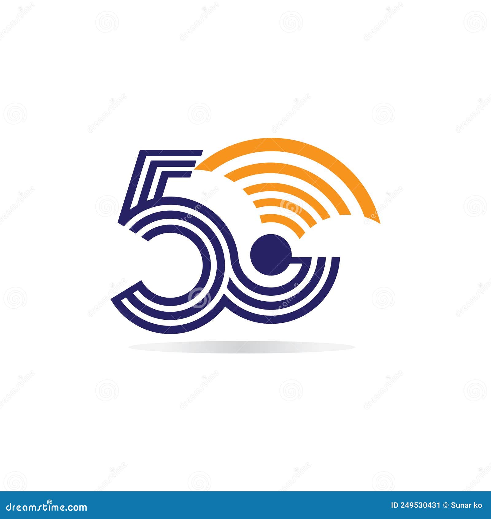 5G Network Logo. Logo Network 5G Connection Stock Vector - Illustration ...